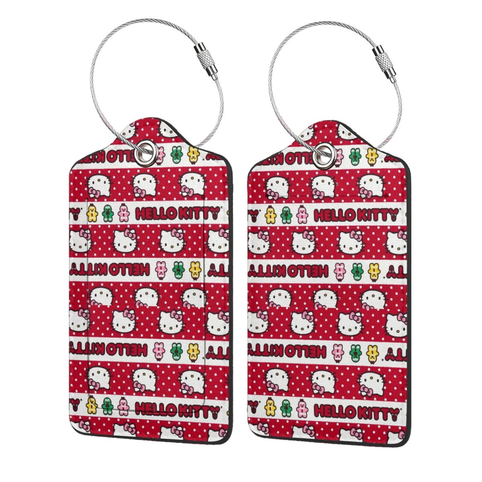 Hello Kitty Luggage Tags for Suitcases Travel ID Identification Labels ...