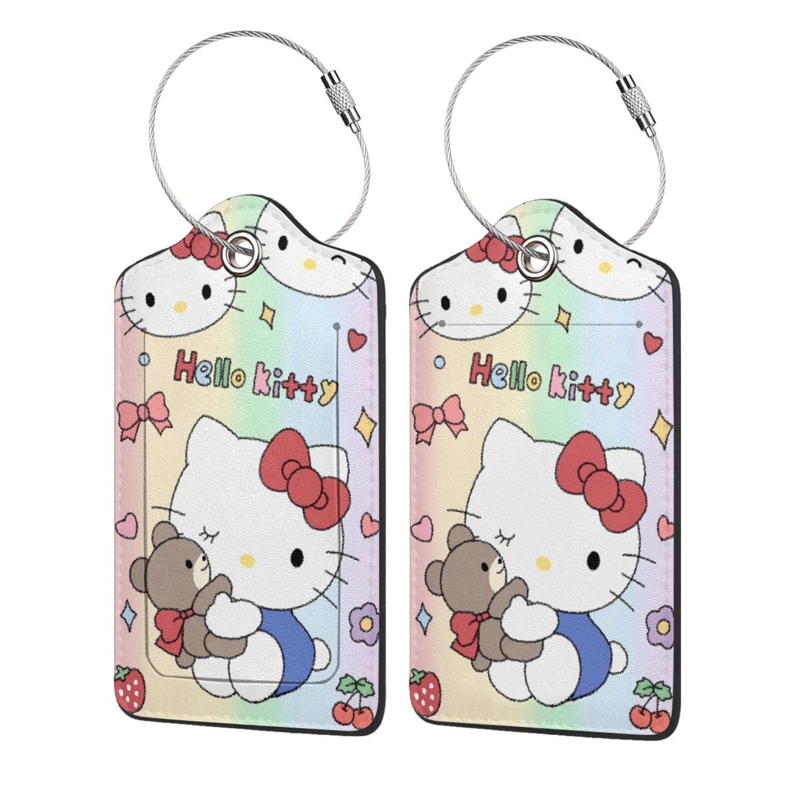Hello Kitty Luggage Tags for Suitcases Travel ID Identification Labels ...