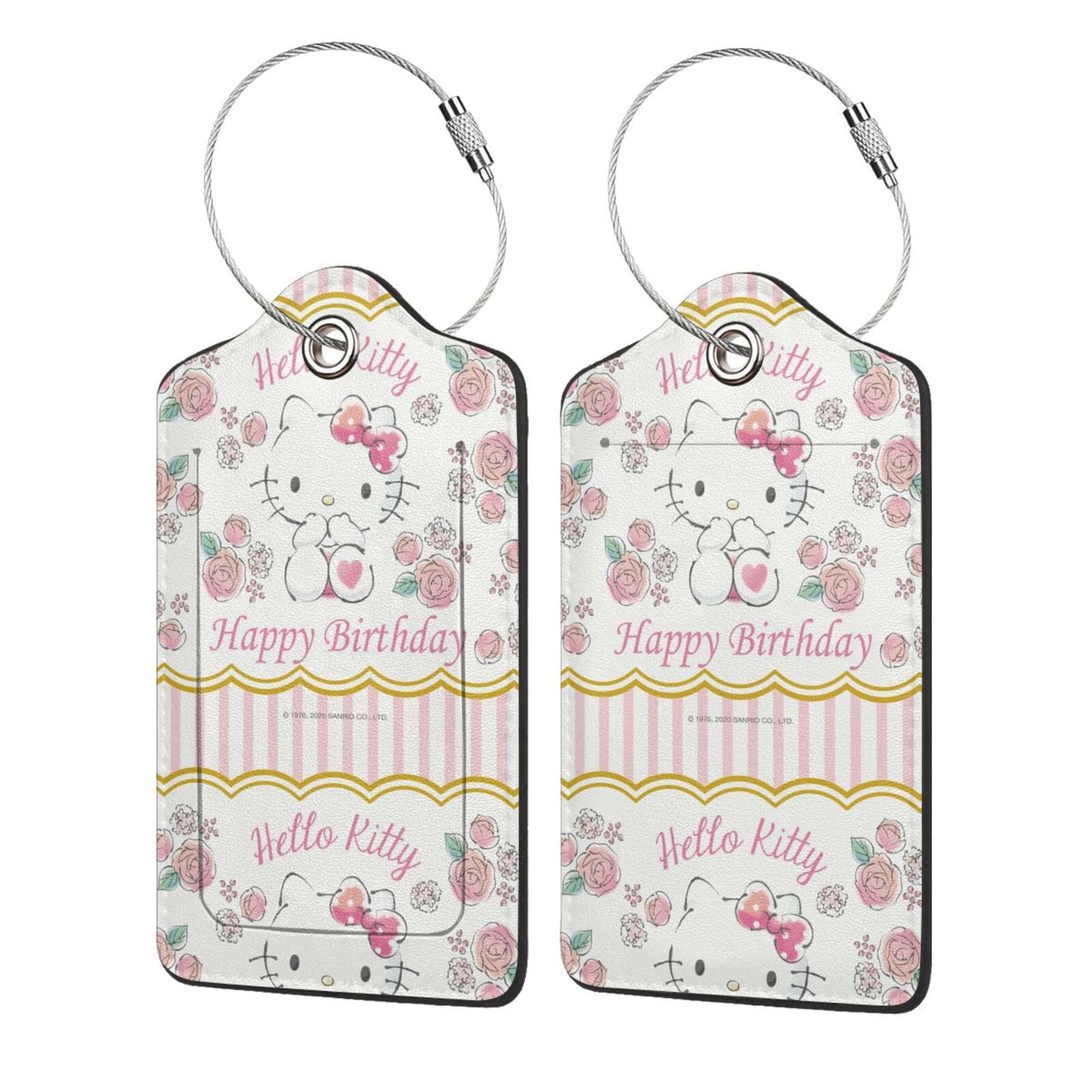 Hello Kitty Luggage Tags for Suitcases Travel ID Identification Labels ...