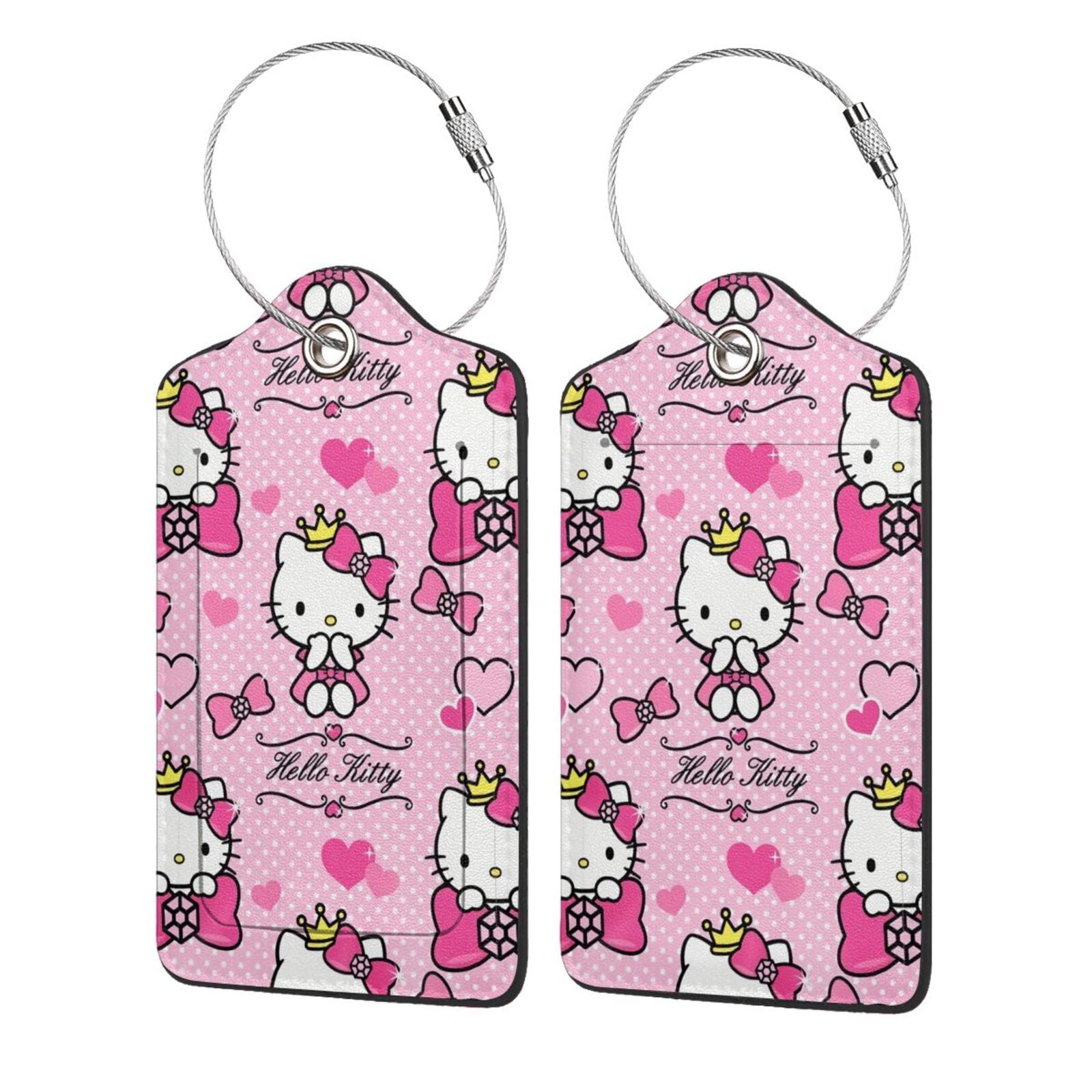 Hello Kitty Luggage Tags for Suitcases Travel ID Identification Labels ...