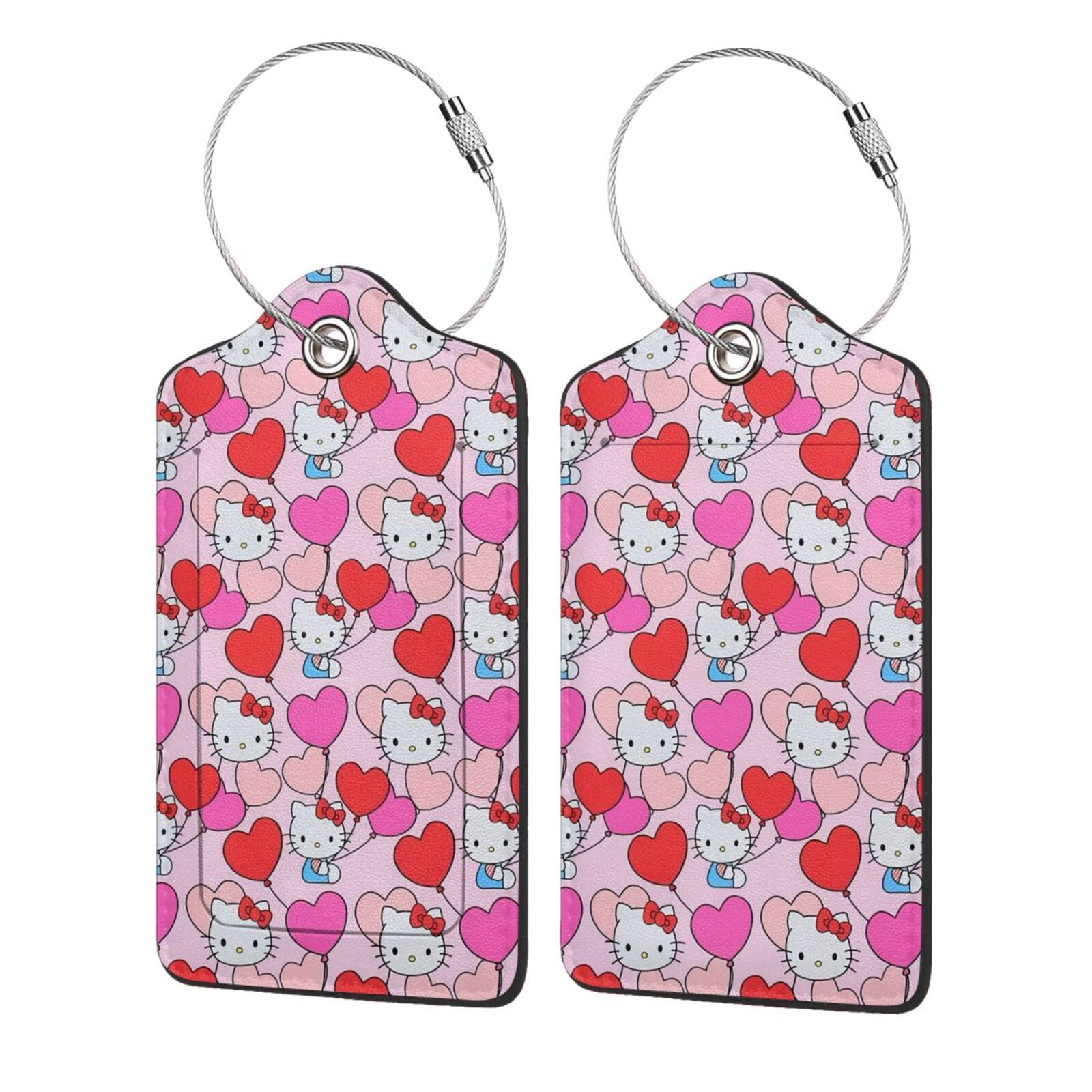 Hello Kitty Luggage Tags for Suitcases Travel ID Identification Labels ...