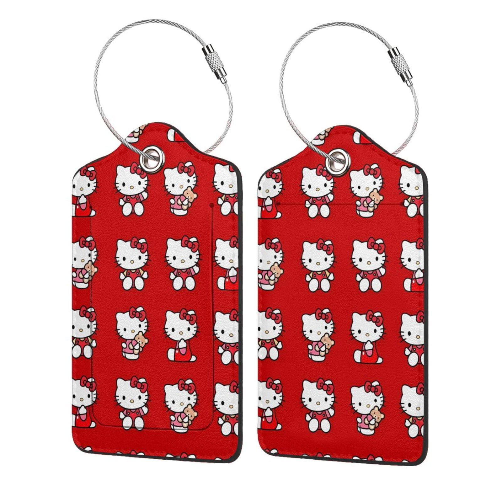 Hello Kitty Luggage Tags for Suitcases Travel ID Identification Labels ...