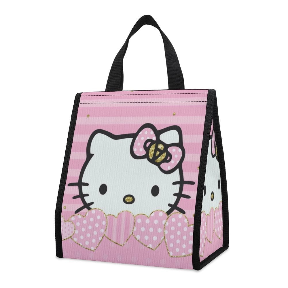 Hello Kitty Lunch Bag, Insulated Lunch Bag for Women Men Lunch Box Container Bag Reusable Lunch ...
