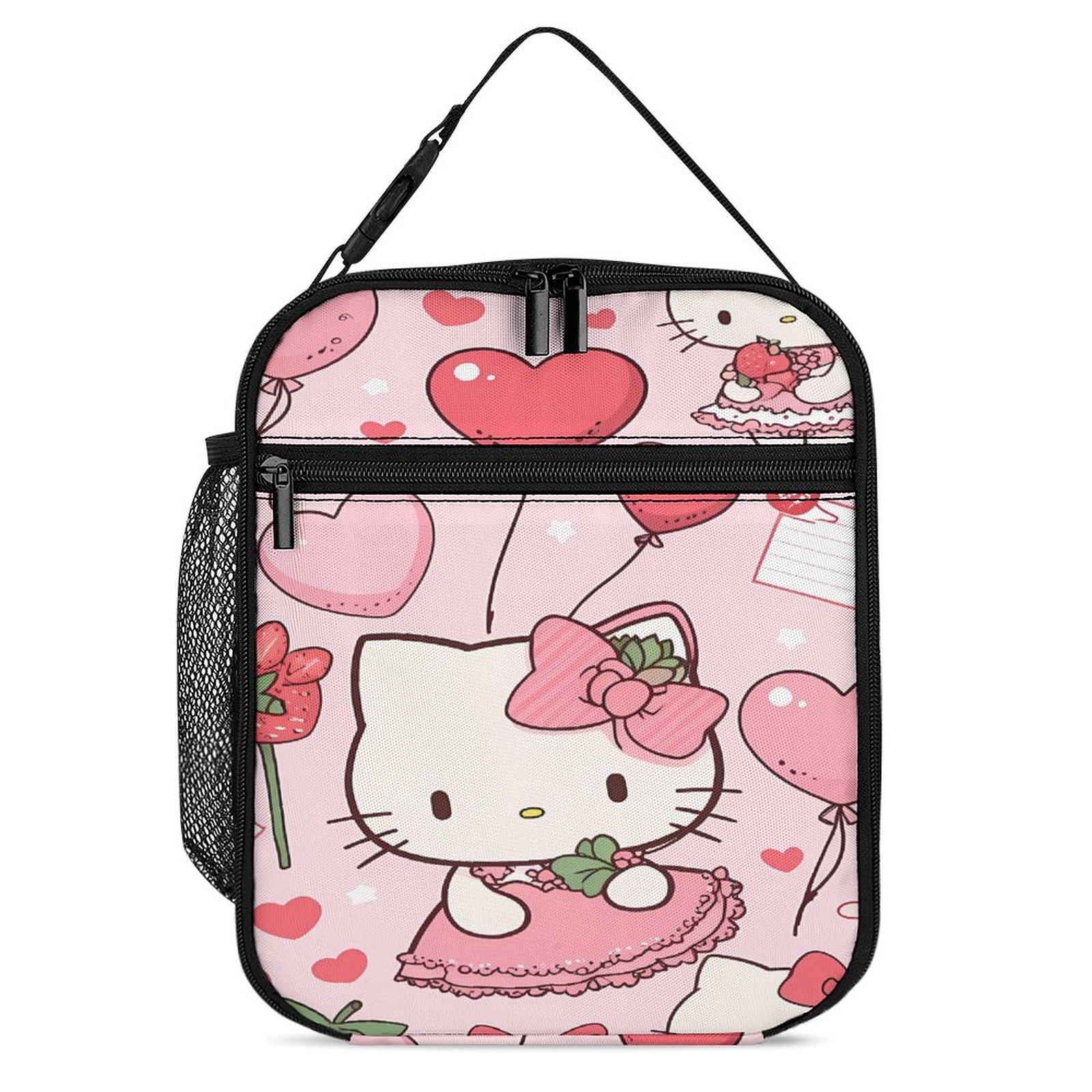 Hello-Kitty Lunch Box, Large Capacity Durable Reusable Lunch Bag ...
