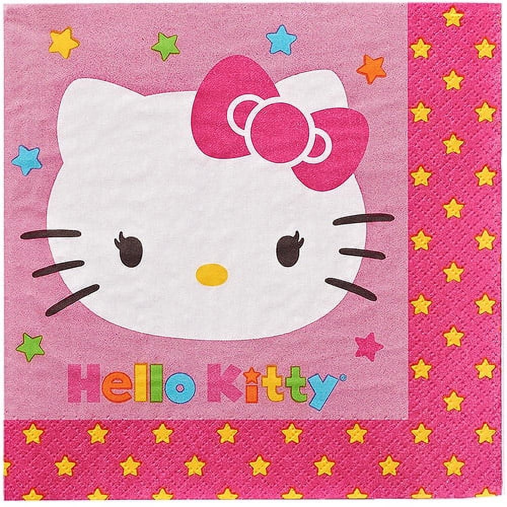 Hello Kitty Lunch Napkins, 16 Count, Party Supplies - Walmart.com