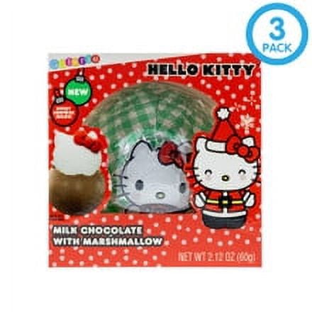 Sanrio's Hello Kitty Chocolate Ball with Surprise Marshmallow Inside ...