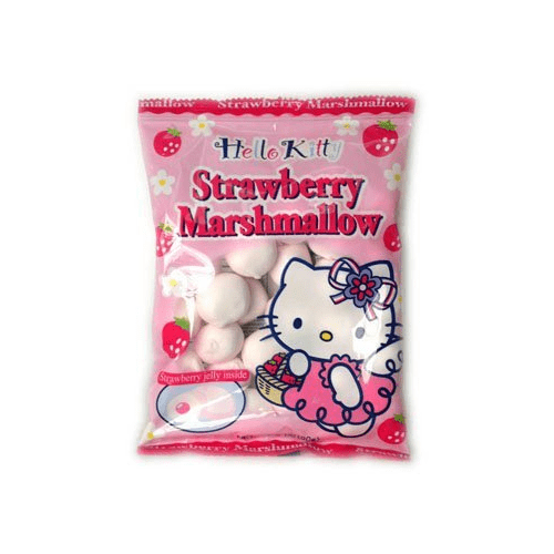 Hello Kitty Marshmallow - Strawberry- Strawberry Jelly inside 90 g ...
