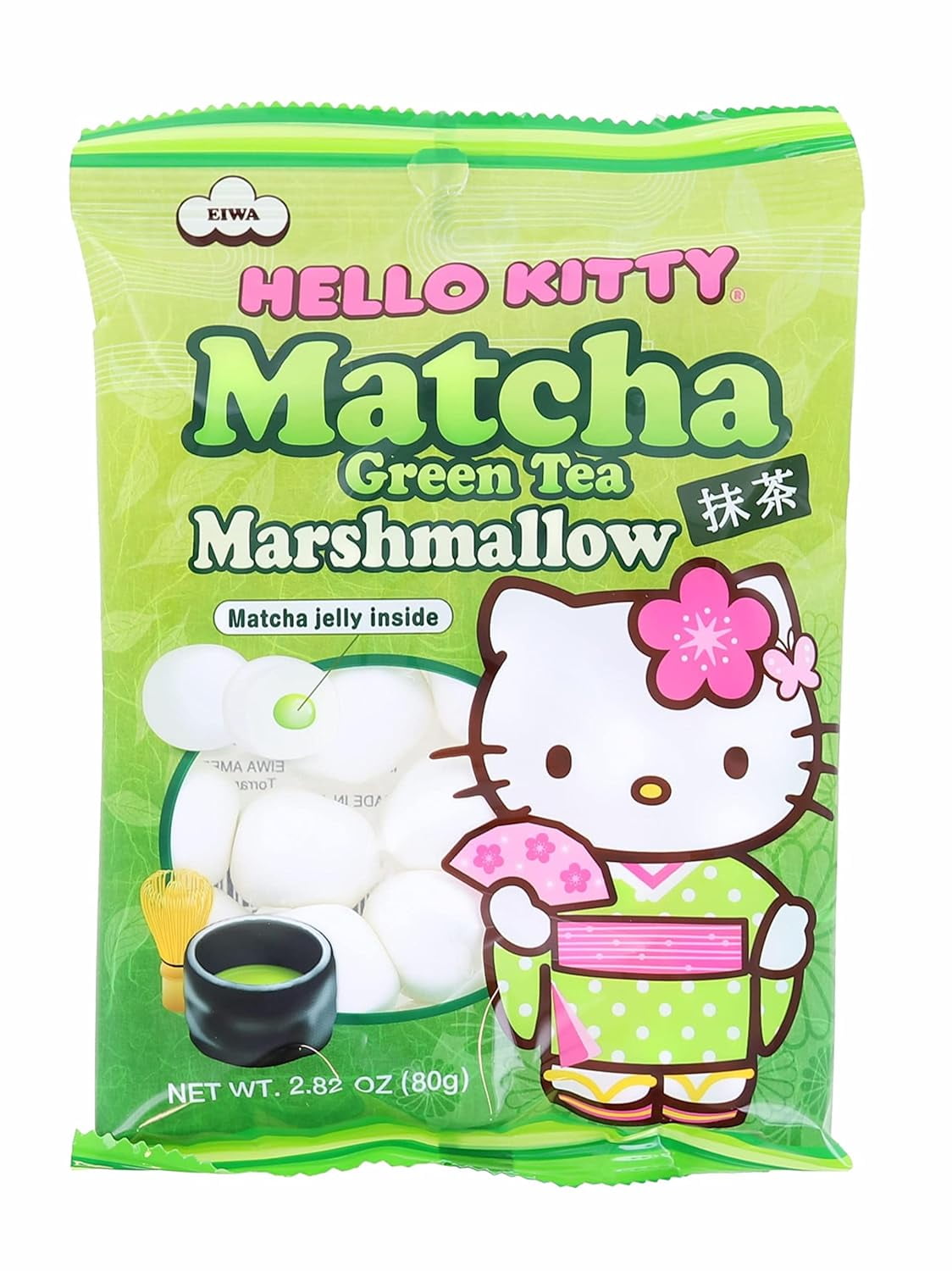 Hello Kitty Matcha Marshmallows 2.8 oz each (1 Item Per Order ...