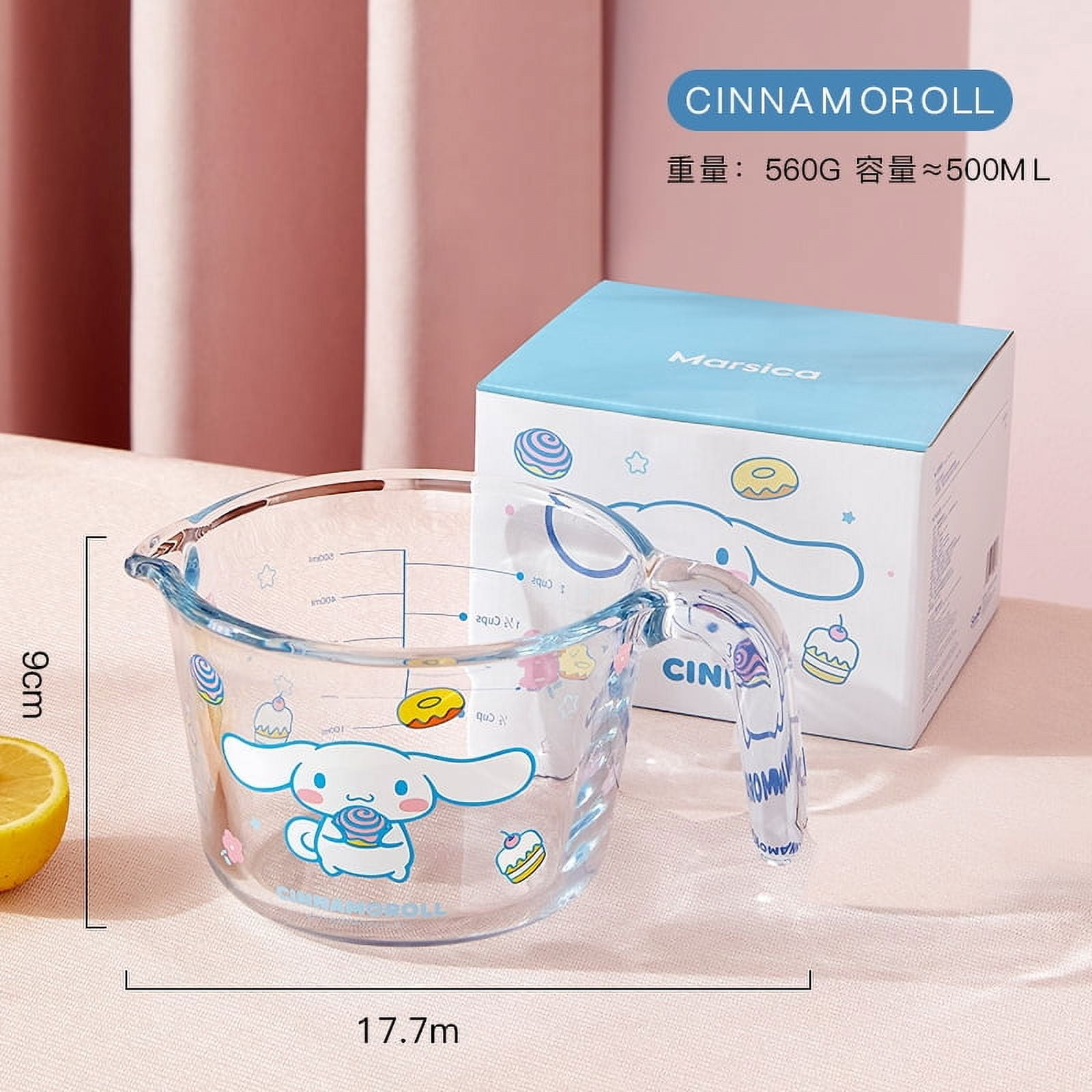Hello Kitty Measuring Cup Sanrio Water Cup Anime with Scale Kitchen ...