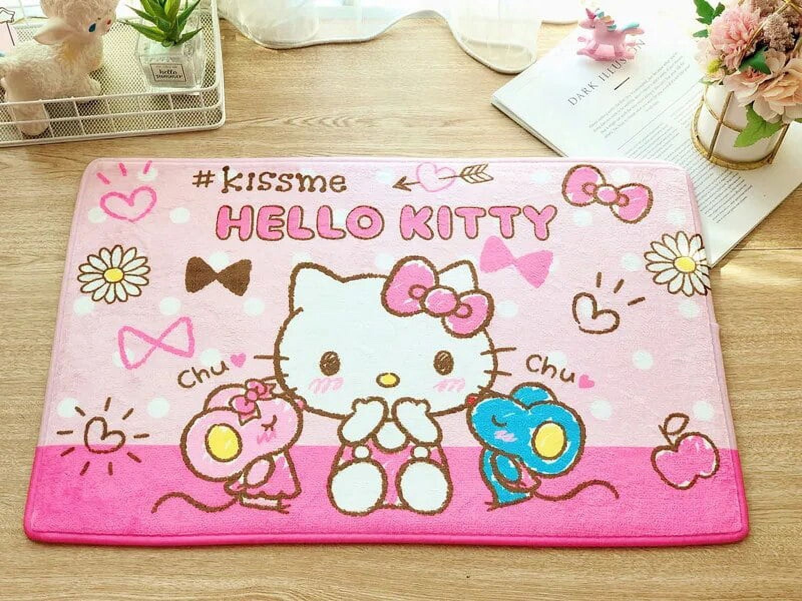 Hello Kitty Melody Sanrio Carpet Cute Cinnamoroll Kuromi Bathroom ...