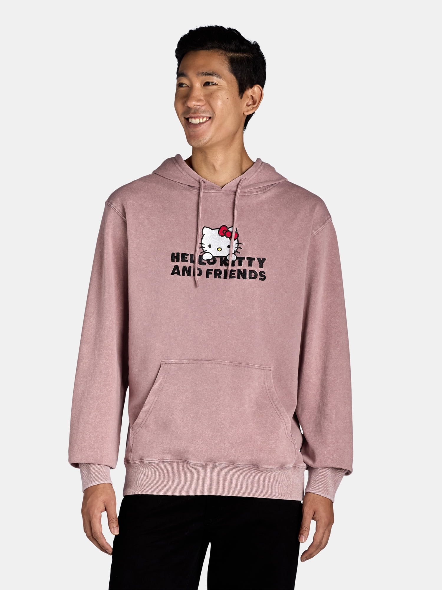 Hello Kitty Men's & Big Men's Graphic Hoodie Sweatshirt, Size XS-3XL ...
