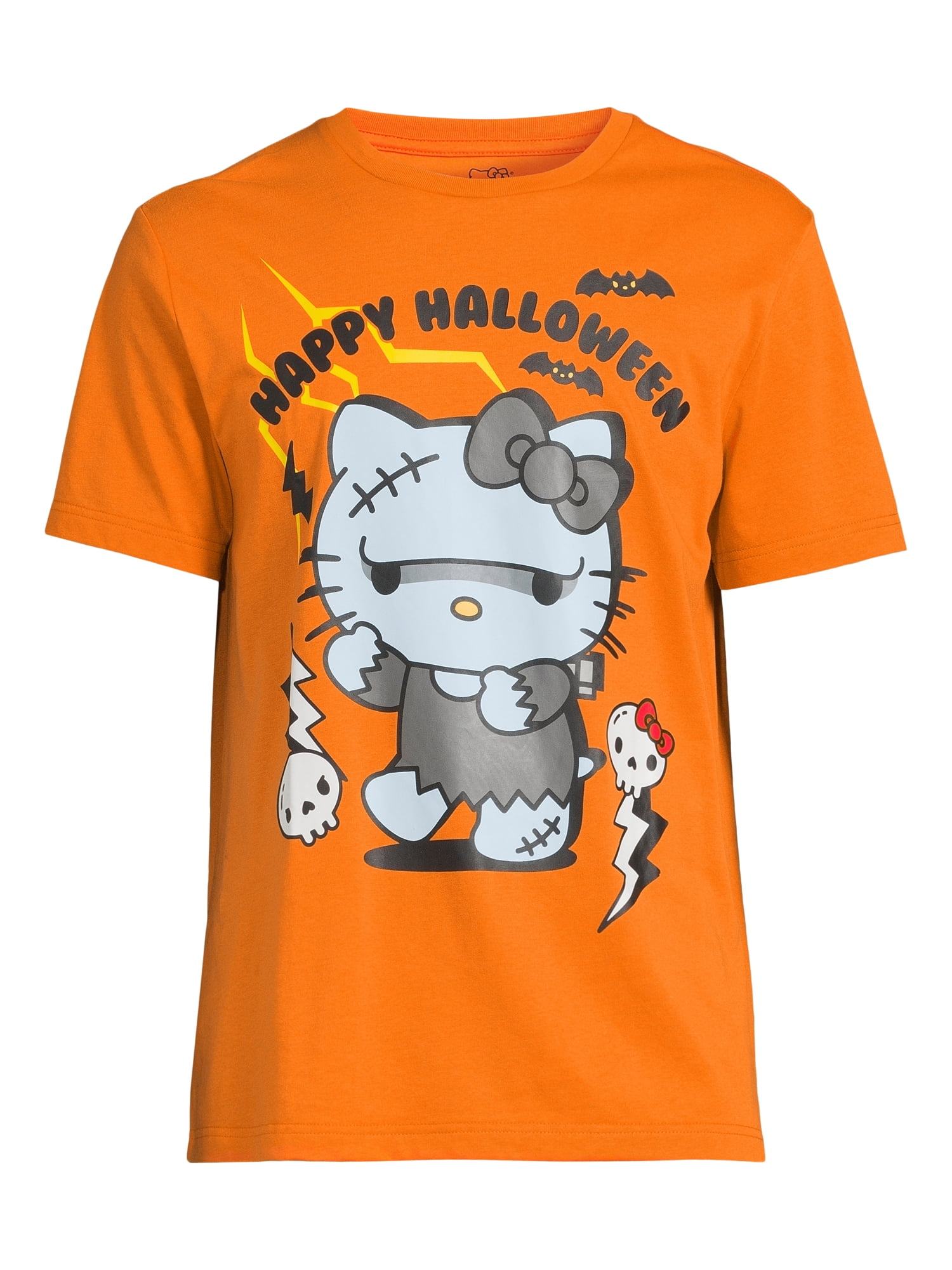 Hello Kitty Men’s & Big Men’s Halloween Graphic Tee, Sizes XS-3XL ...
