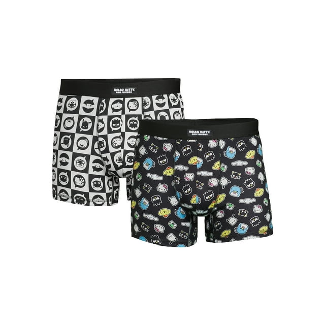 Hello Kitty Men's Boxer Briefs, 2-Pack, Sizes S-2XL - Walmart.com
