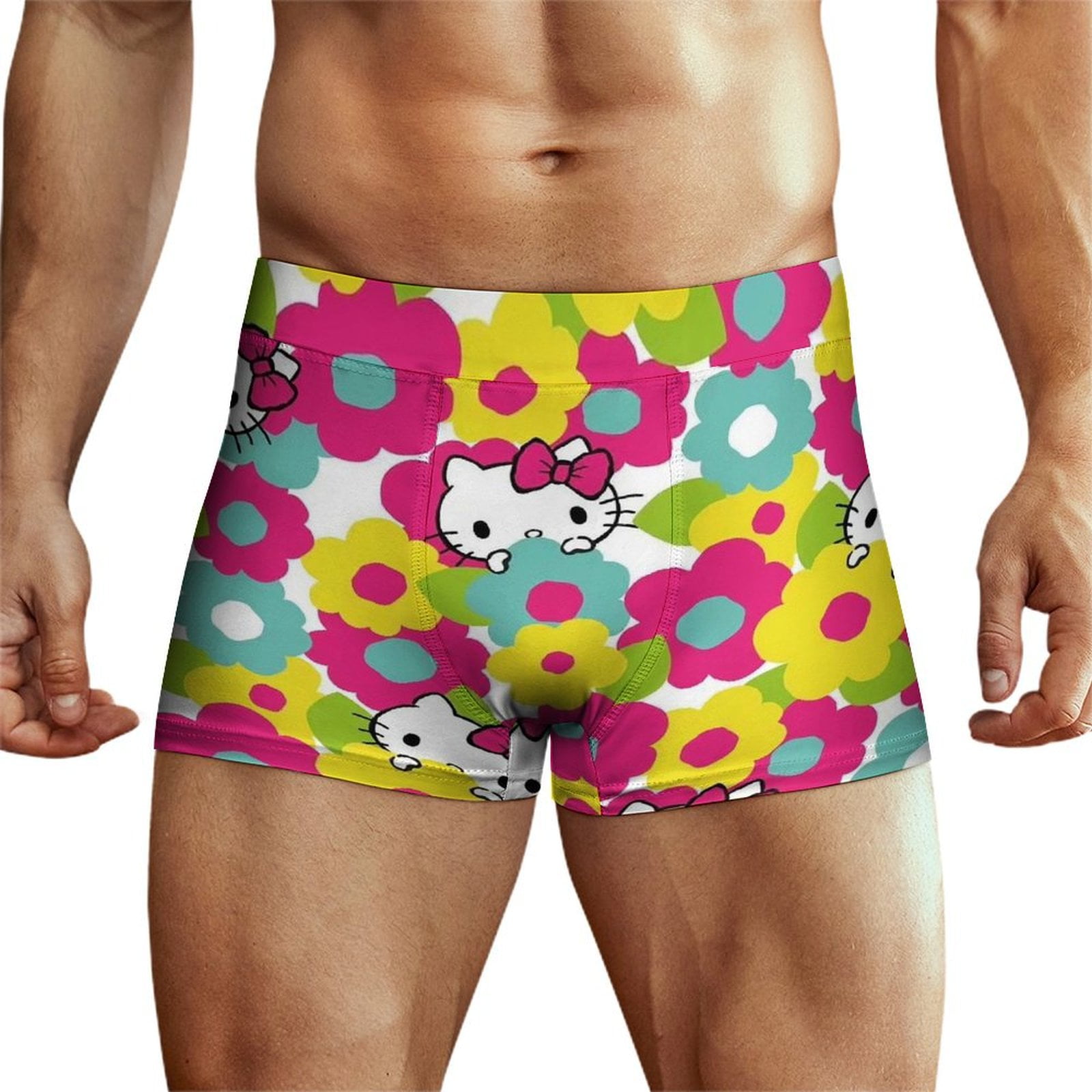 Hello Kitty Men's Cartoon Boxer BriefsMens Underwear L - Walmart.com
