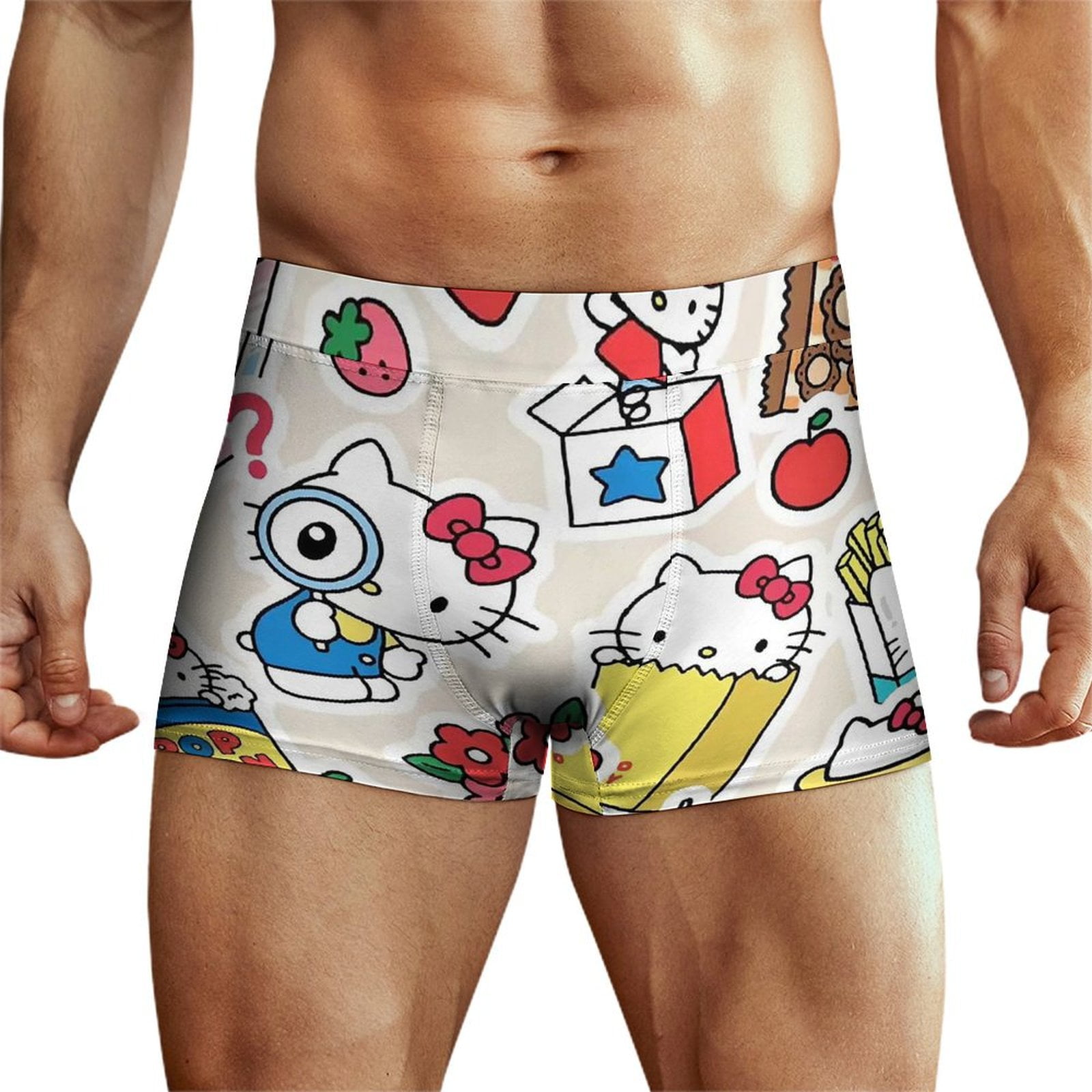 Hello Kitty Men's Cartoon Boxer BriefsMens Underwear M - Walmart.com