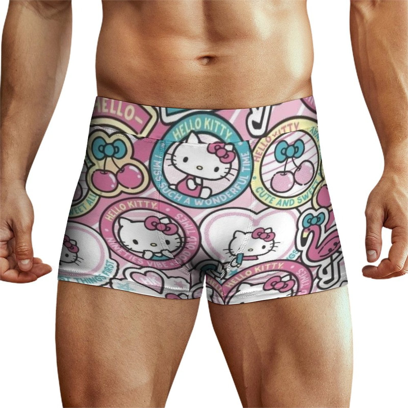 Hello Kitty Men's Cartoon Boxer BriefsMens Underwear S - Walmart.com