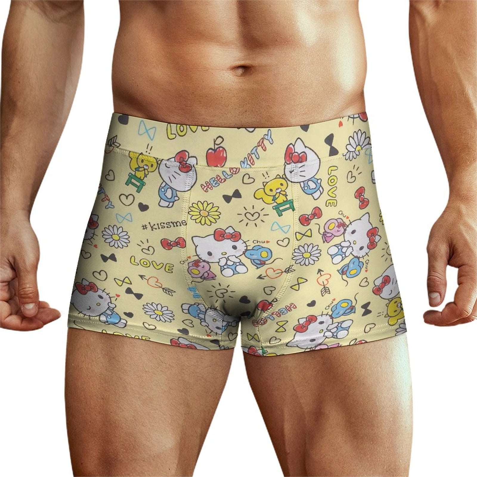 Hello Kitty Men's Cartoon Boxer BriefsMens Underwear XL - Walmart.com