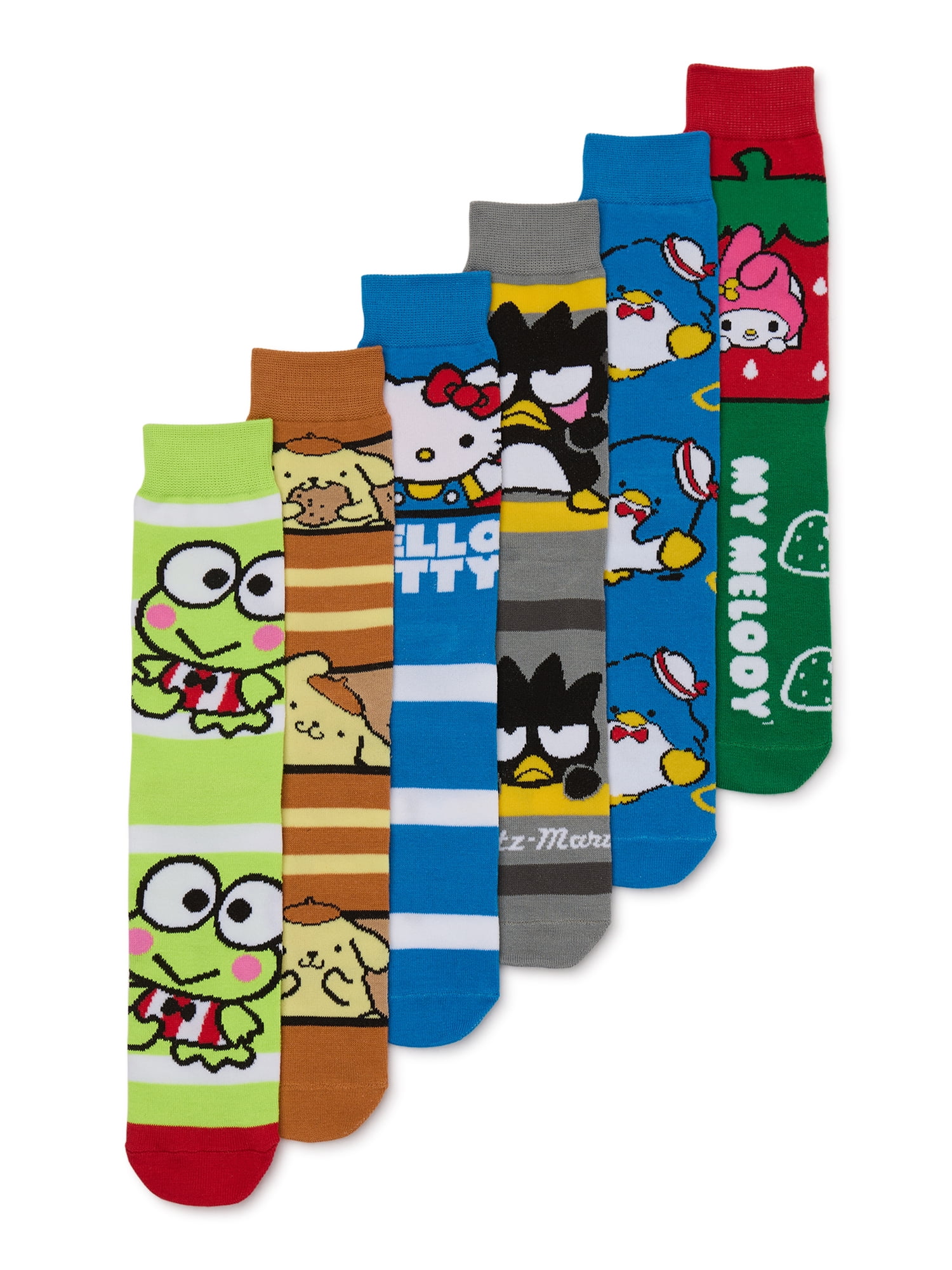 Hello Kitty Socks, 6-Pack - Walmart.com
