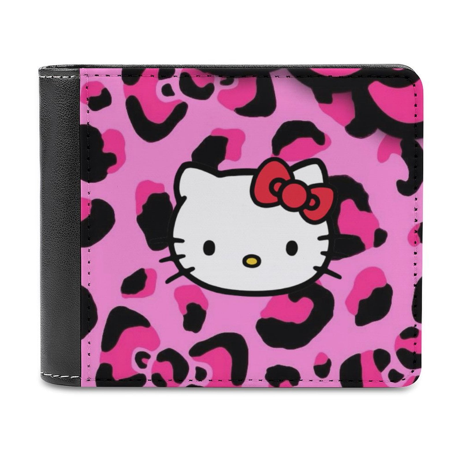 Hello Kitty Mens Wallet Genuine Leather Bifold Extra Capacity Bifold ...