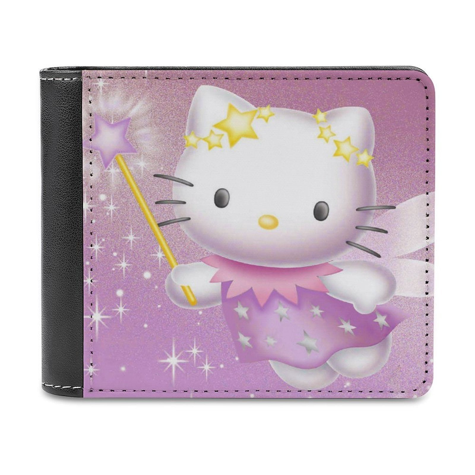 Hello Kitty Mens Wallet Genuine Leather Bifold Extra Capacity Bifold ...