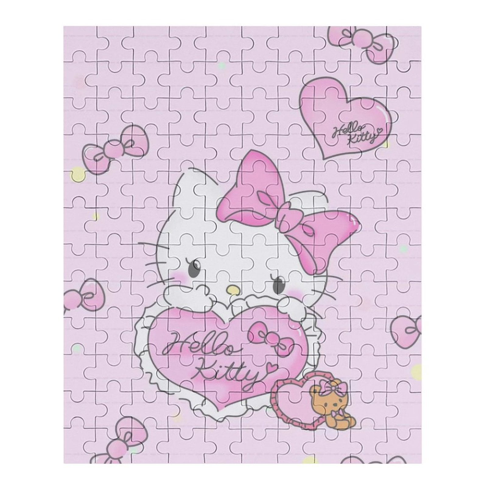 Hello Kitty Merch Hello Kitty Puzzles for Kids 120 PCS Puzzle Toys ...