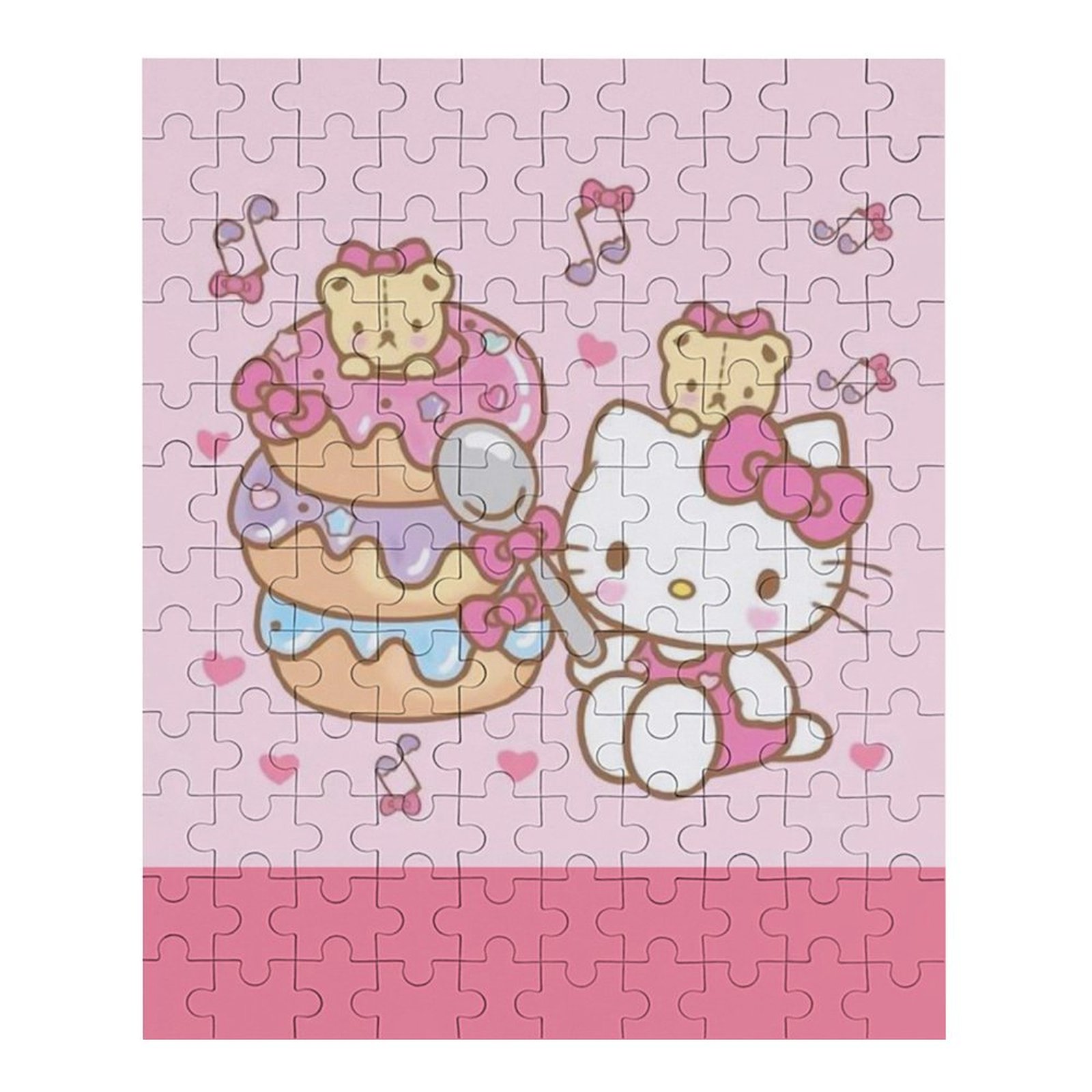 Hello Kitty Merch Hello Kitty Puzzles for Kids 120 PCS Puzzle Toys ...