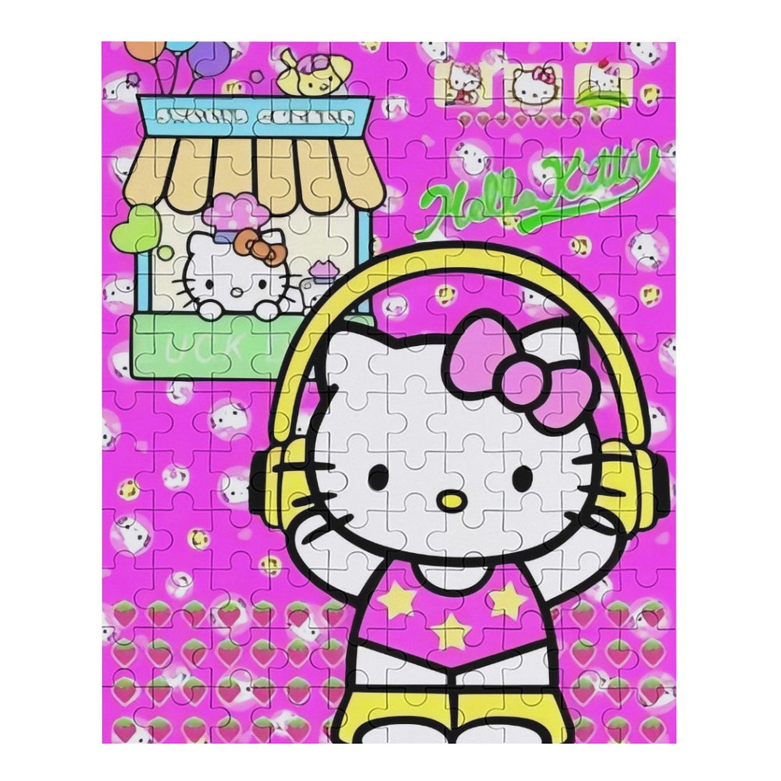 Hello Kitty Merch Hello Kitty Puzzles for Kids 120 PCS Puzzle Toys ...
