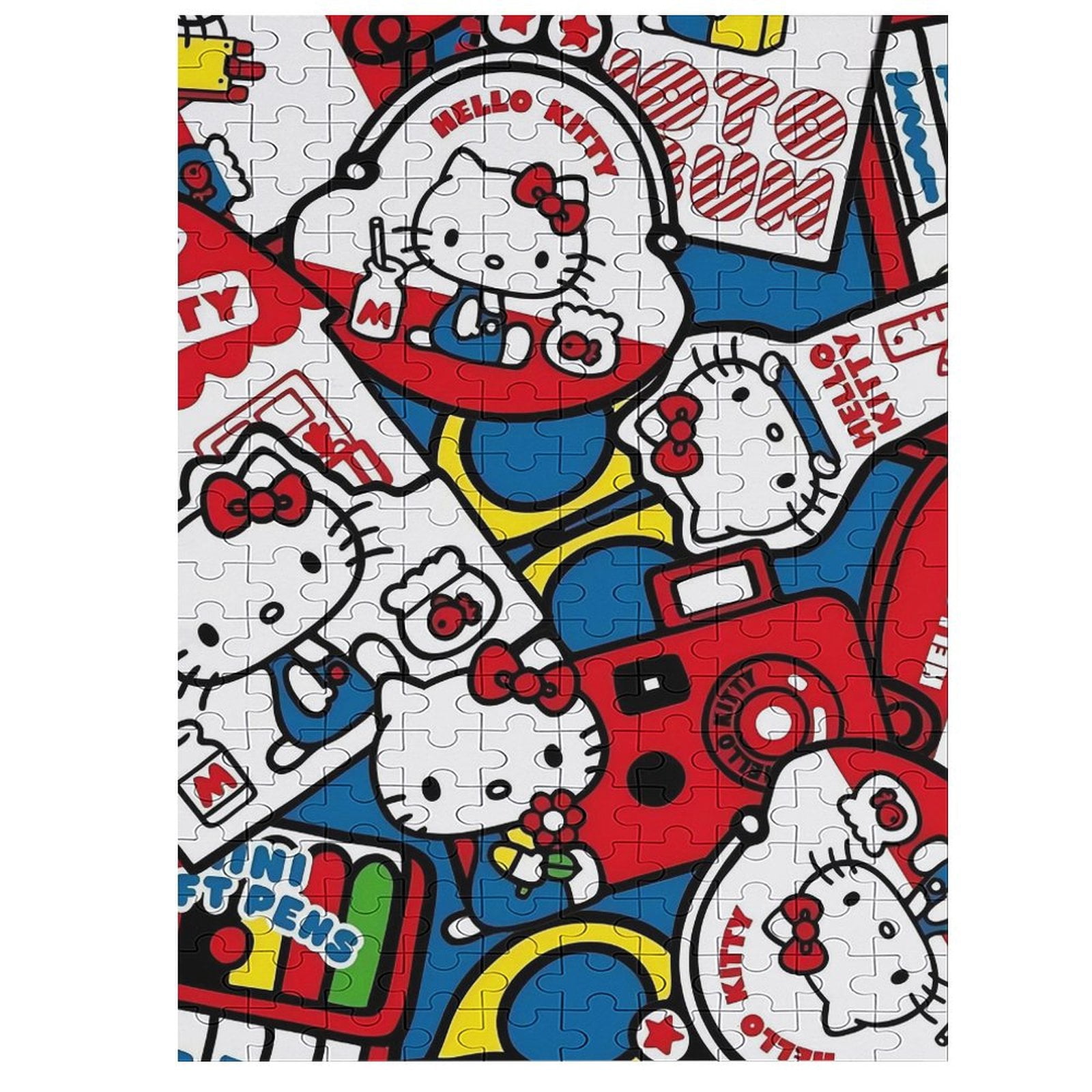 Hello Kitty Merch Hello Kitty Puzzles for Kids 200 PCS Puzzle Toys ...