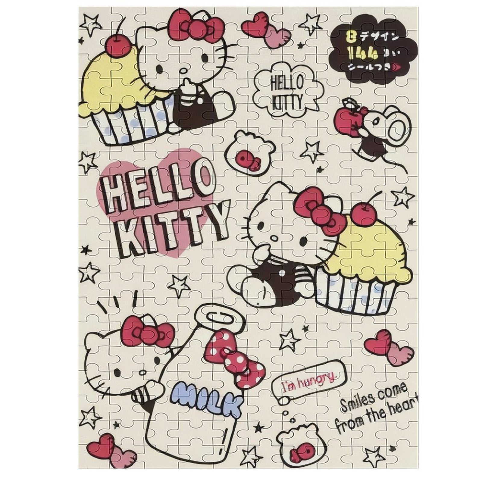 Hello Kitty Merch Hello Kitty Puzzles for Kids 200 PCS Puzzle Toys ...