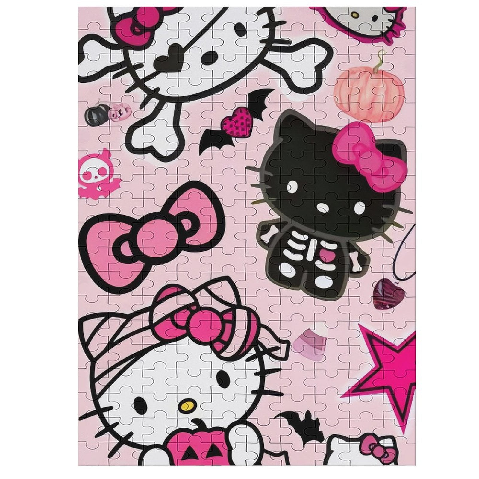 Hello Kitty Merch Hello Kitty Puzzles for Kids 200 PCS Puzzle Toys ...