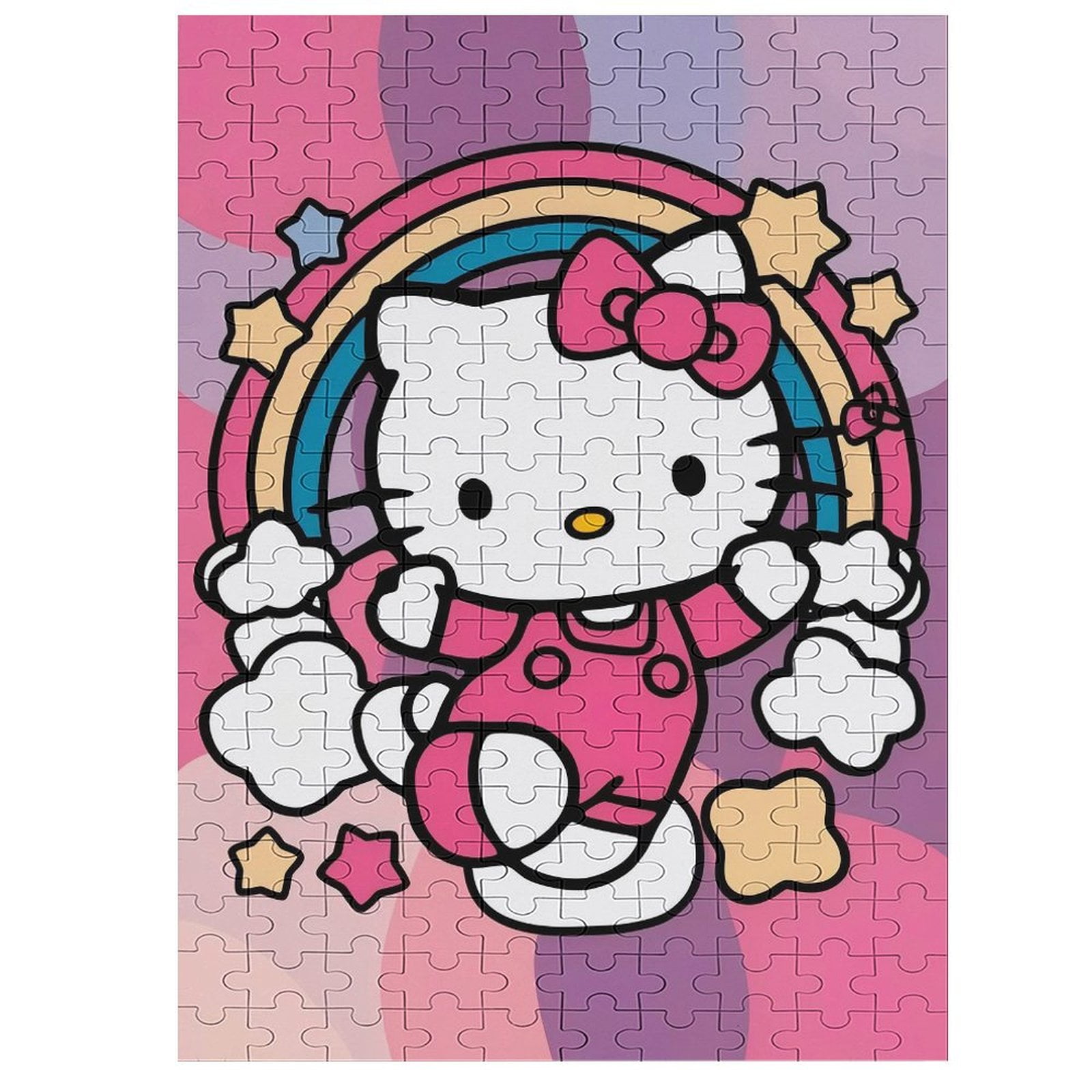 Hello Kitty Merch Hello Kitty Puzzles for Kids 200 PCS Puzzle Toys ...