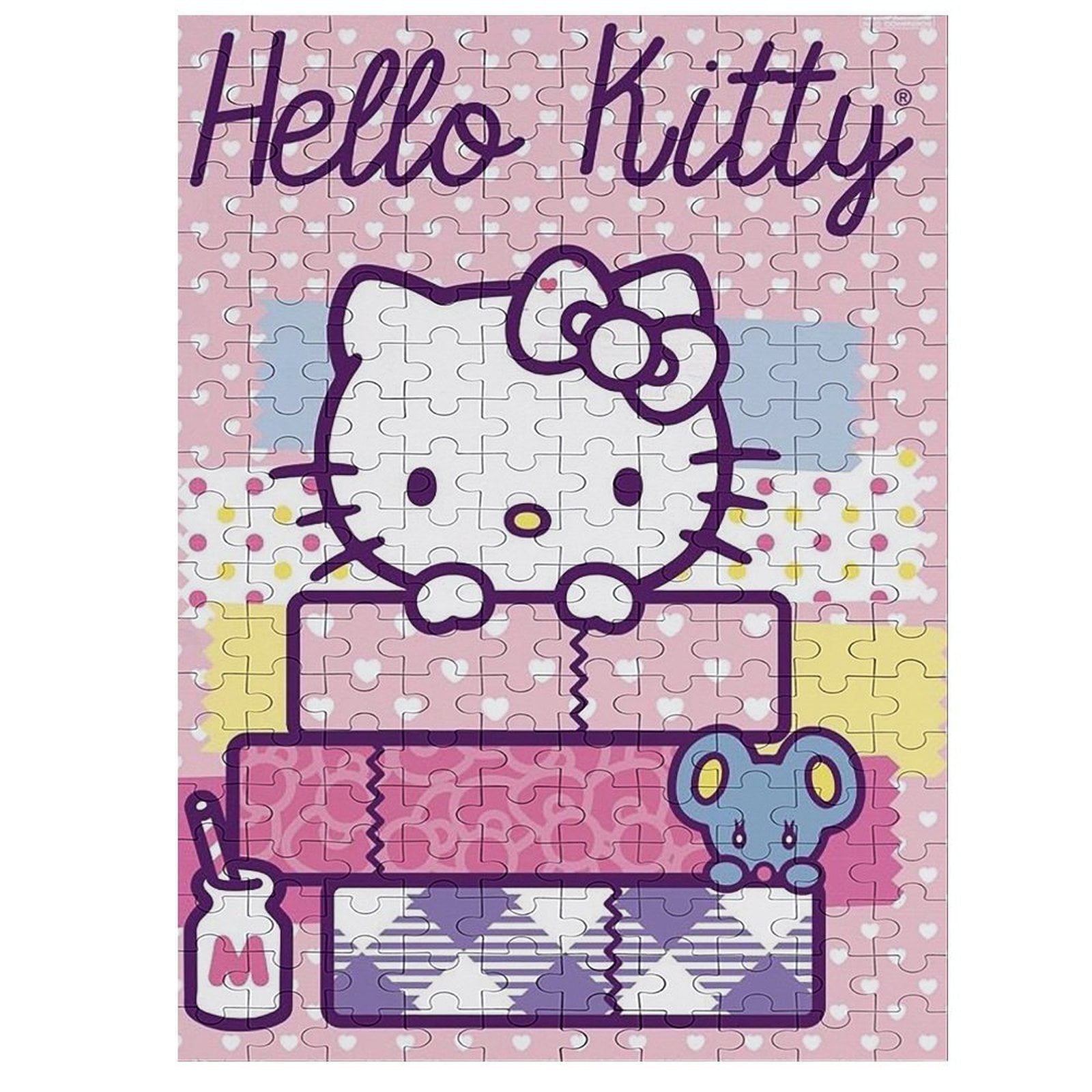 Hello Kitty Merch Hello Kitty Puzzles for Kids 200 PCS Puzzle Toys ...