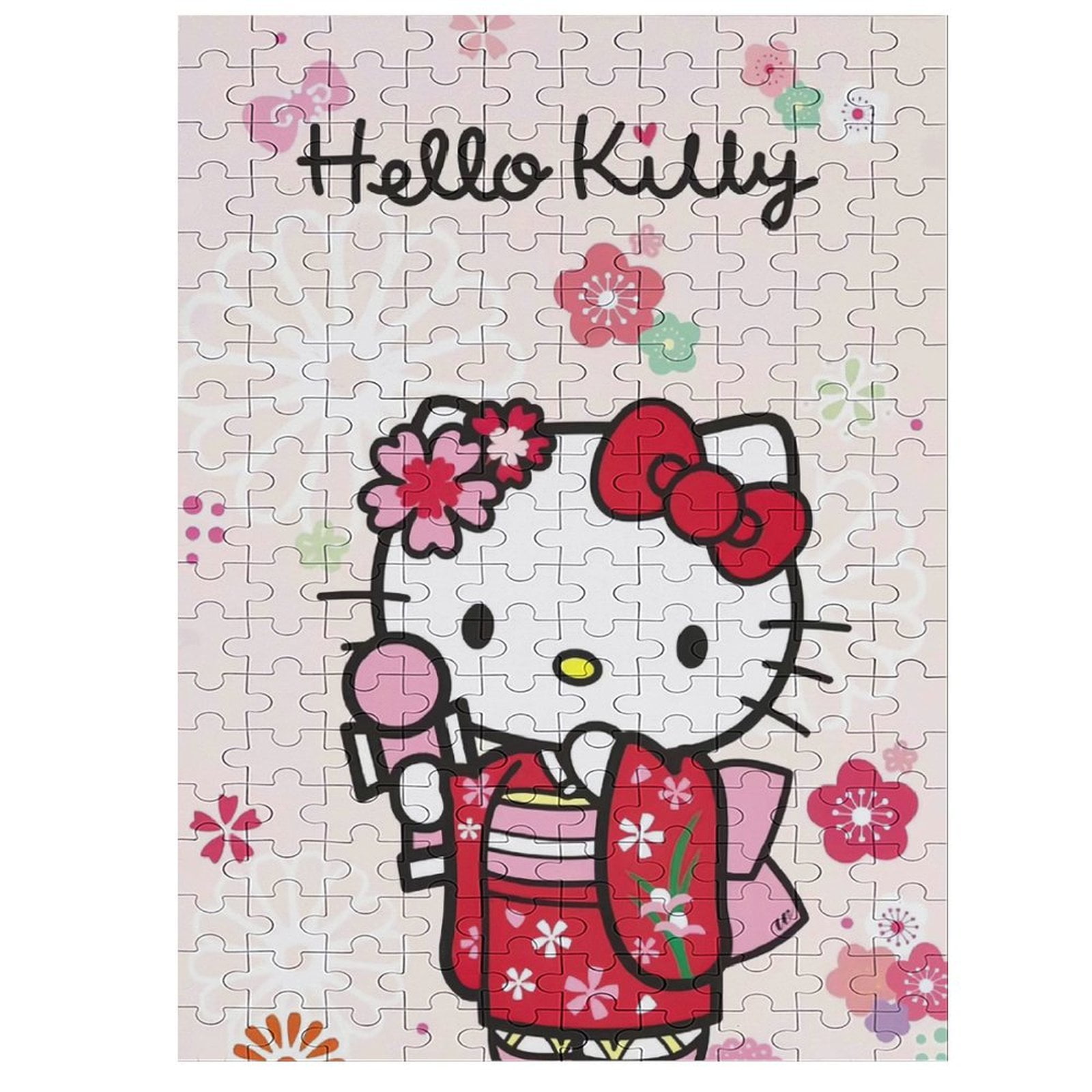 Hello Kitty Merch Hello Kitty Puzzles for Kids 200 PCS Puzzle Toys ...