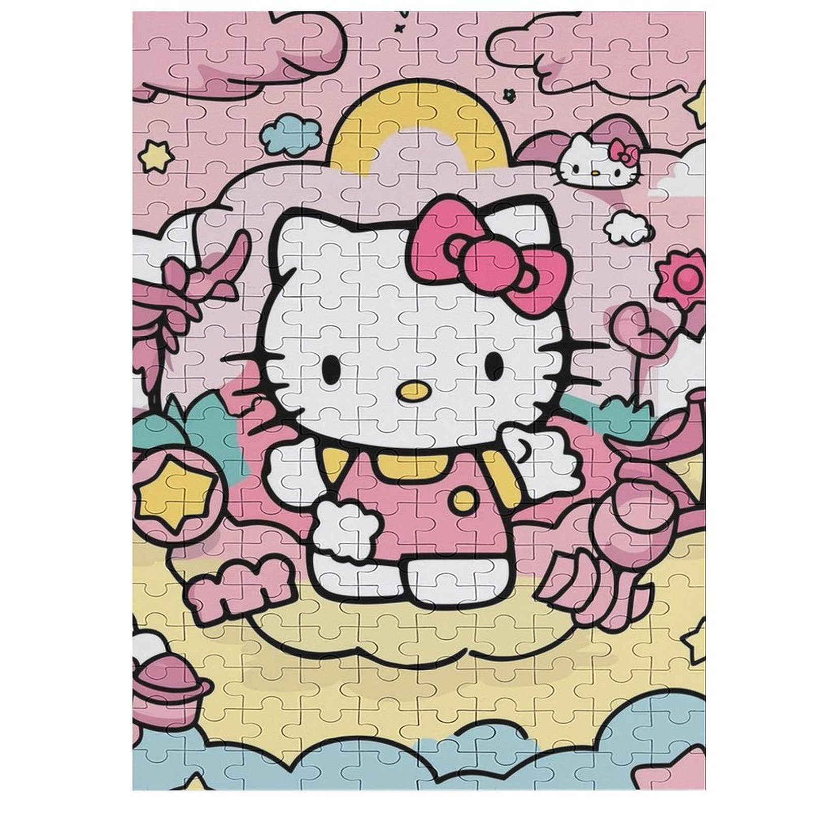 Hello Kitty Merch Hello Kitty Puzzles for Kids 200 PCS Puzzle Toys ...