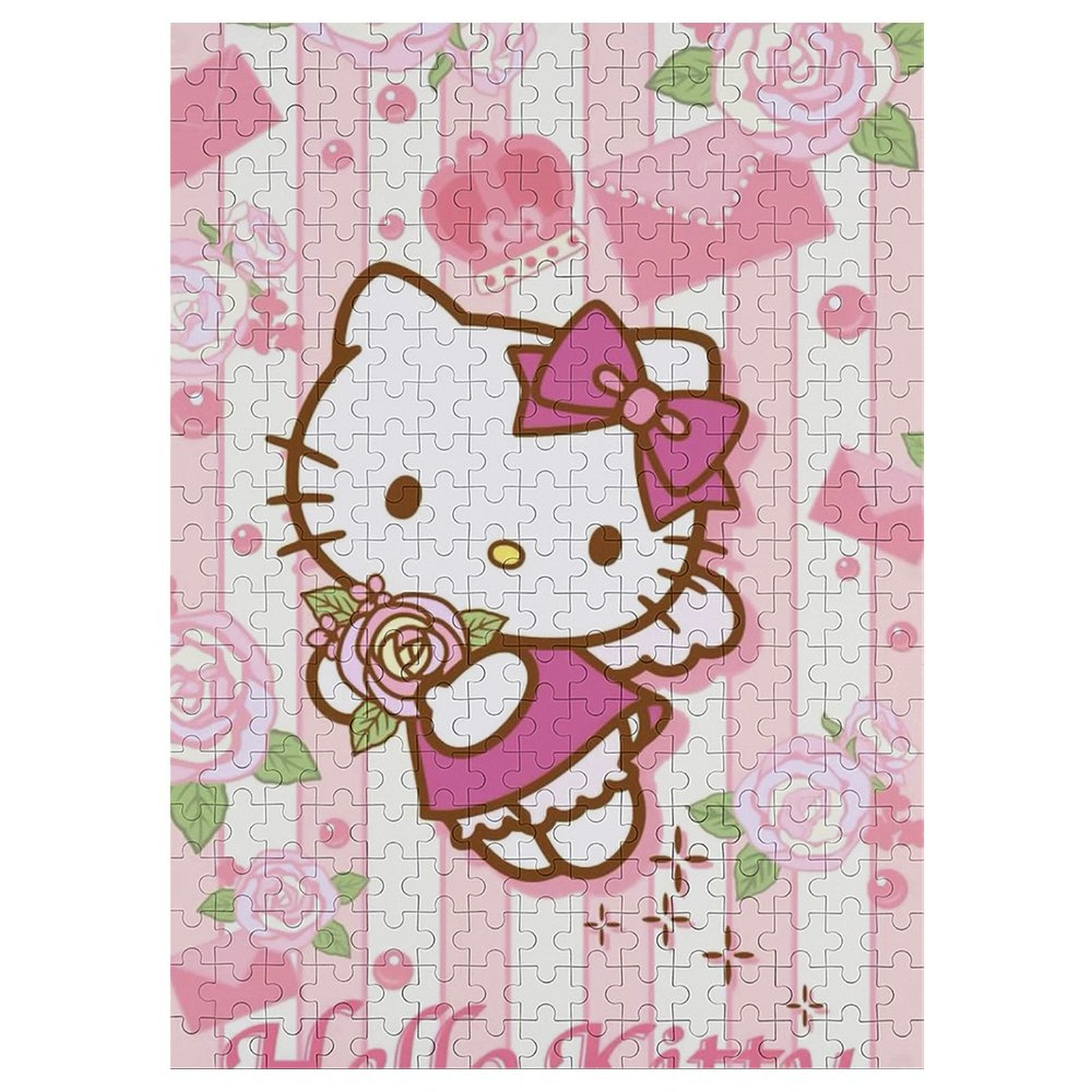 Hello Kitty Merch Hello Kitty Puzzles for Kids 300 PCS Puzzle Toys ...