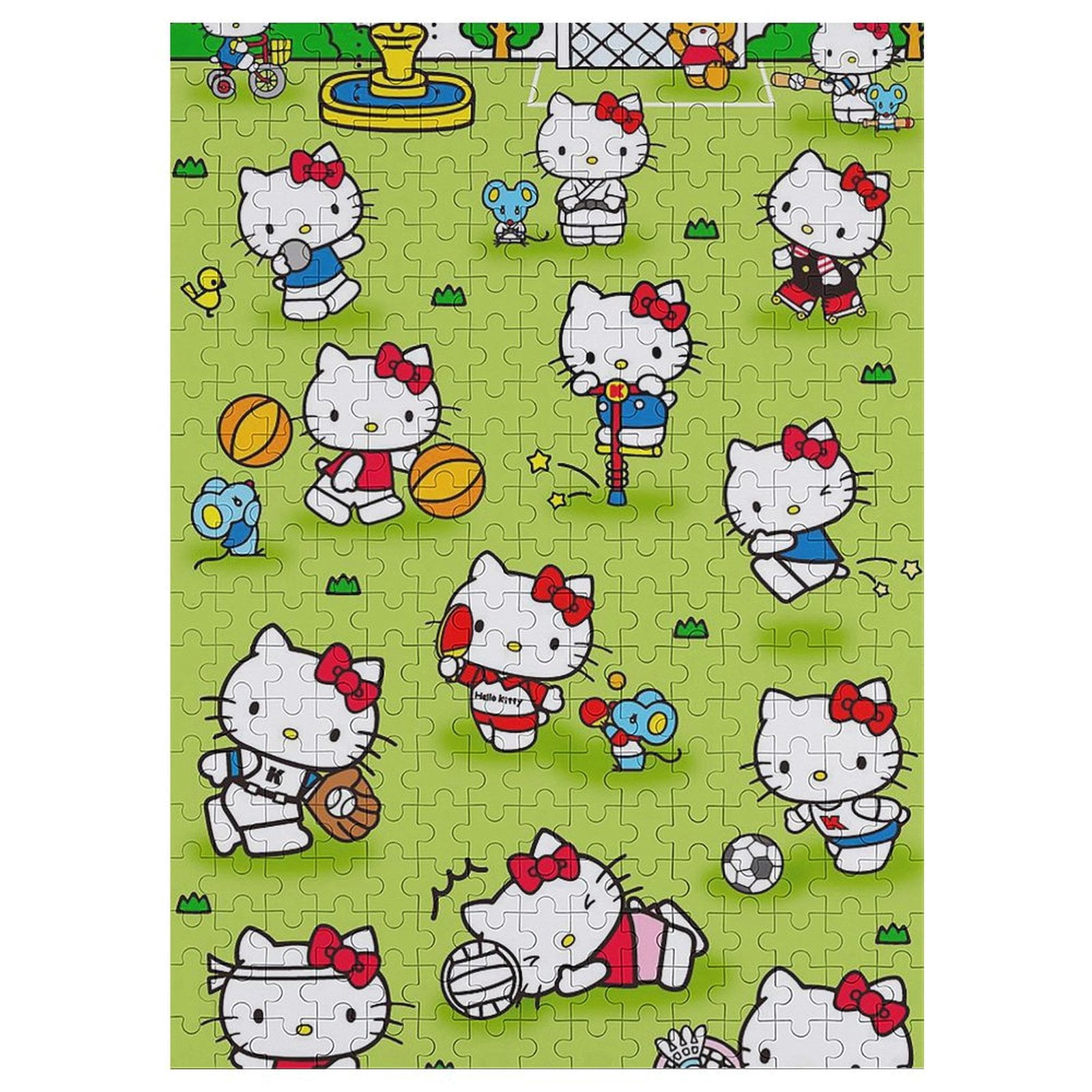 Hello Kitty Merch Hello Kitty Puzzles for Kids 300 PCS Puzzle Toys ...