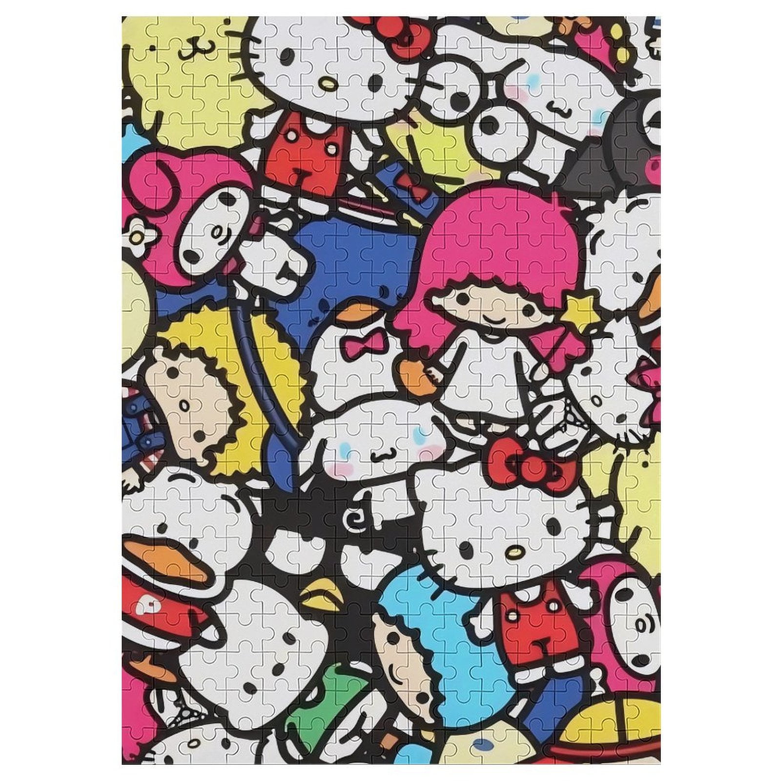Hello Kitty Merch Hello Kitty Puzzles for Kids 300 PCS Puzzle Toys ...
