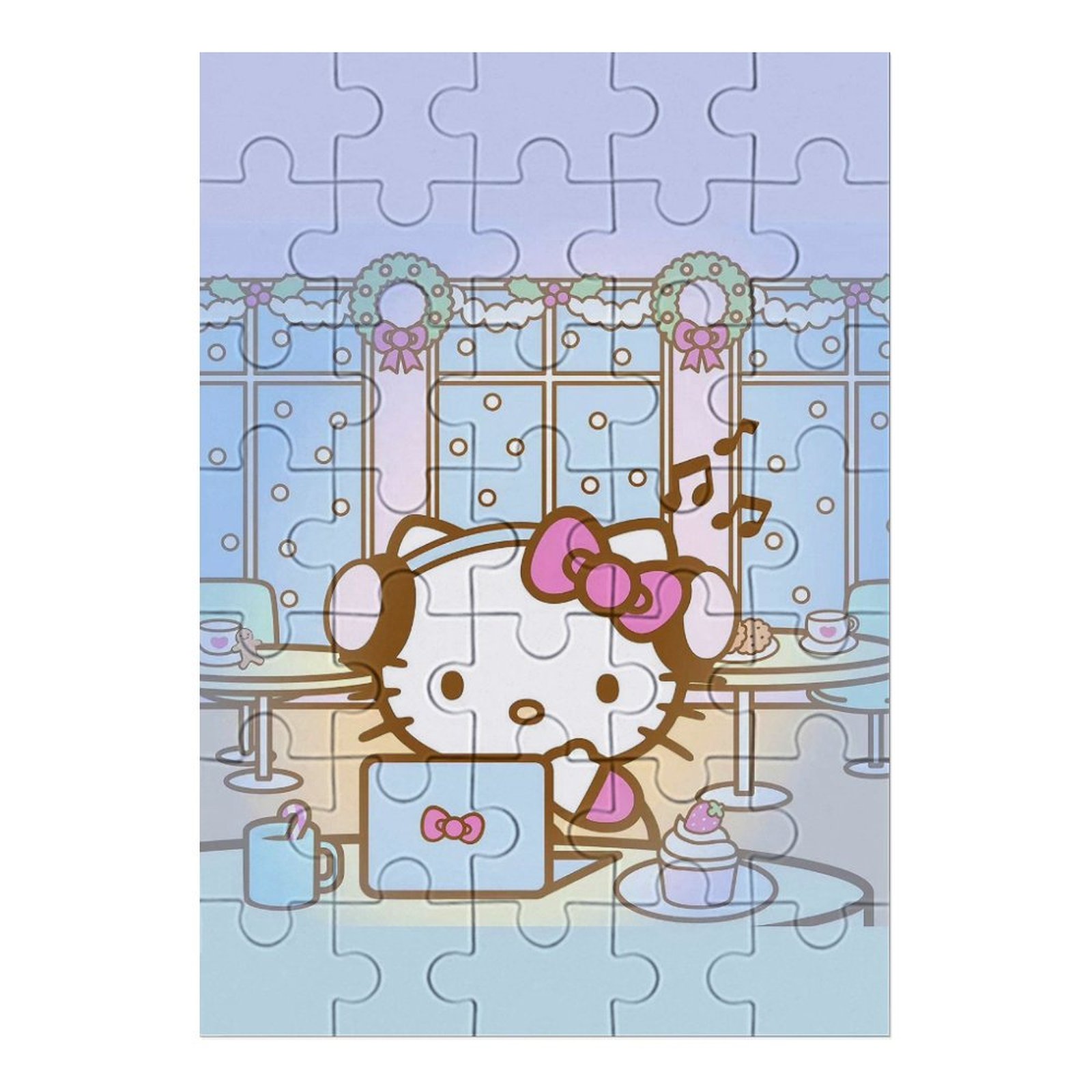 Hello Kitty Merch Hello Kitty Puzzles for Kids 35 PCS Puzzle Toys ...