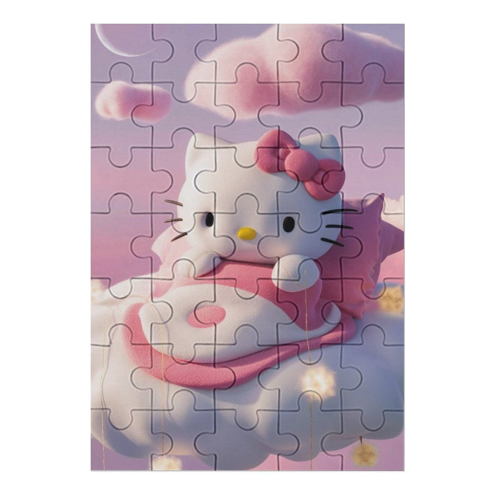 Hello Kitty Merch Hello Kitty Puzzles for Kids 35 PCS Puzzle Toys ...
