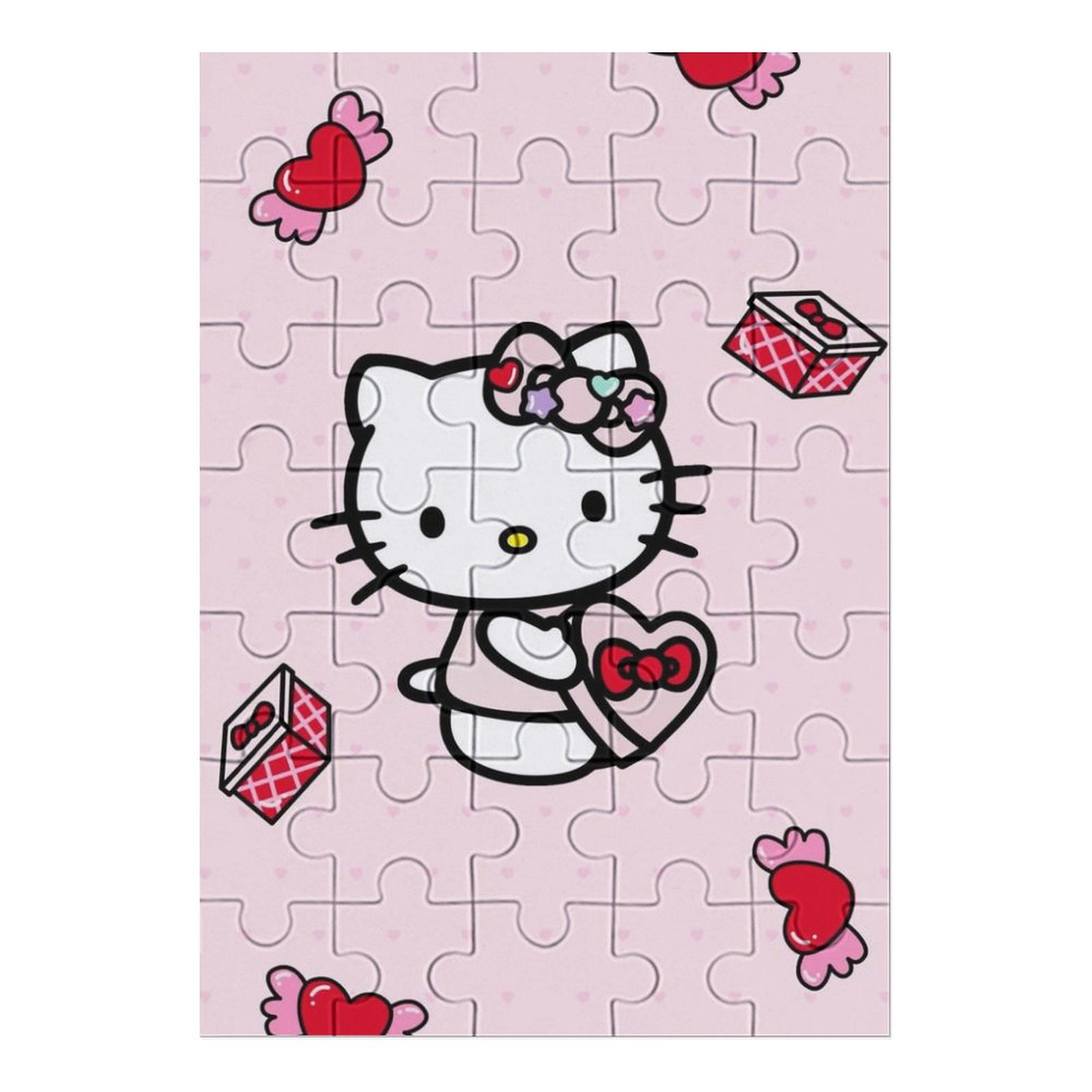 Hello Kitty Merch Hello Kitty Puzzles for Kids 35 PCS Puzzle Toys ...