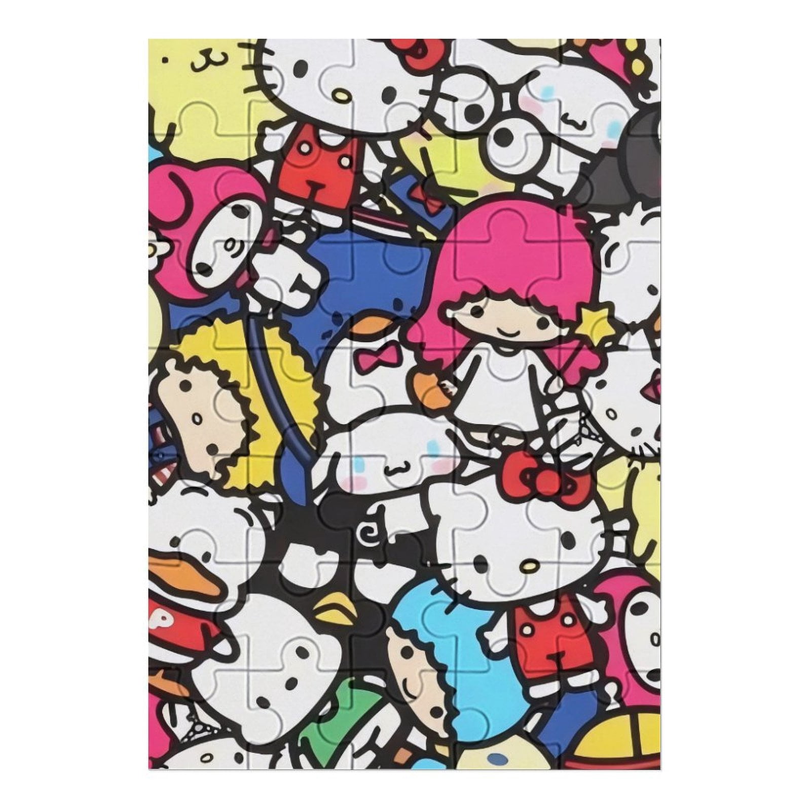 Hello Kitty Merch Hello Kitty Puzzles for Kids 35 PCS Puzzle Toys ...