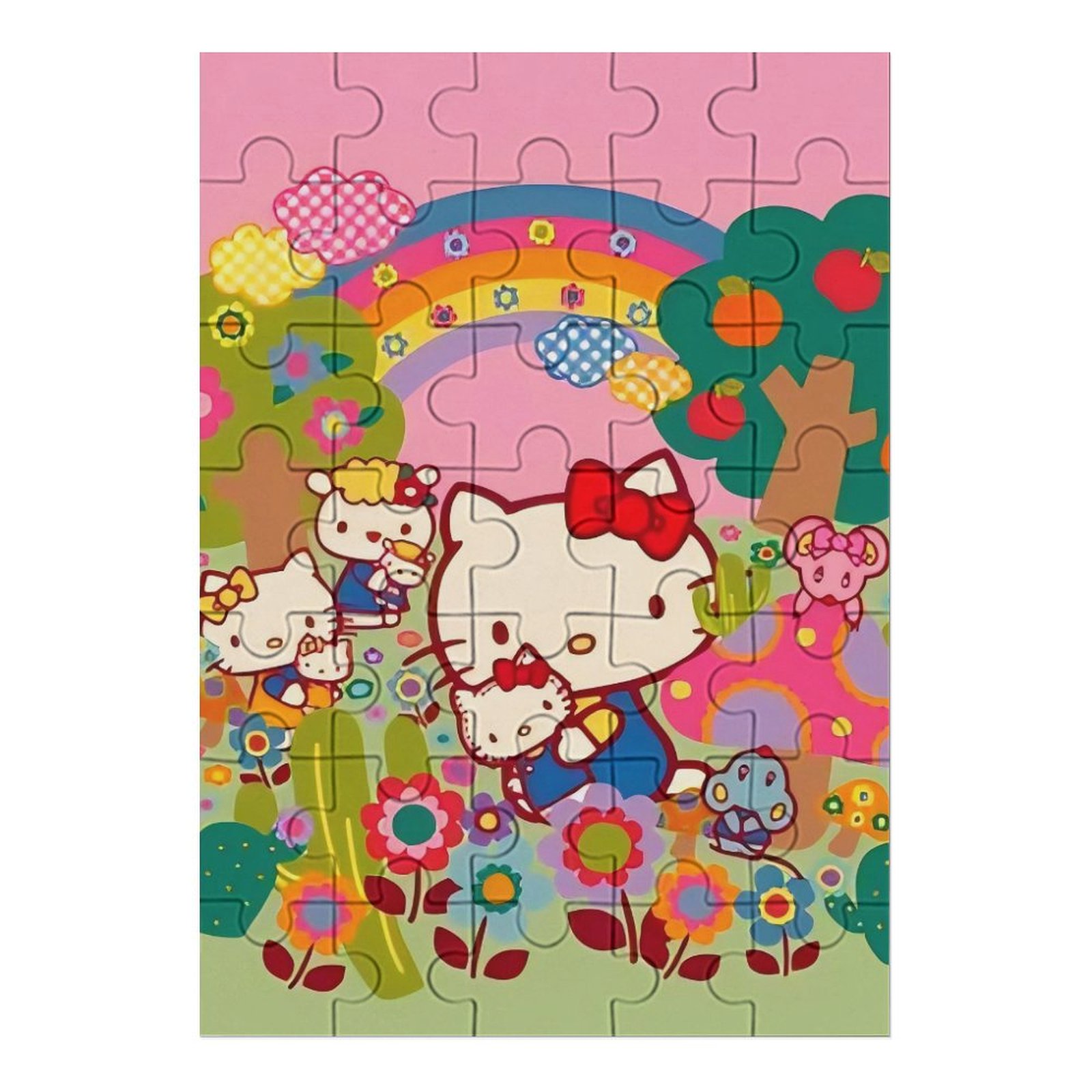 Hello Kitty Merch Hello Kitty Puzzles for Kids 35 PCS Puzzle Toys ...