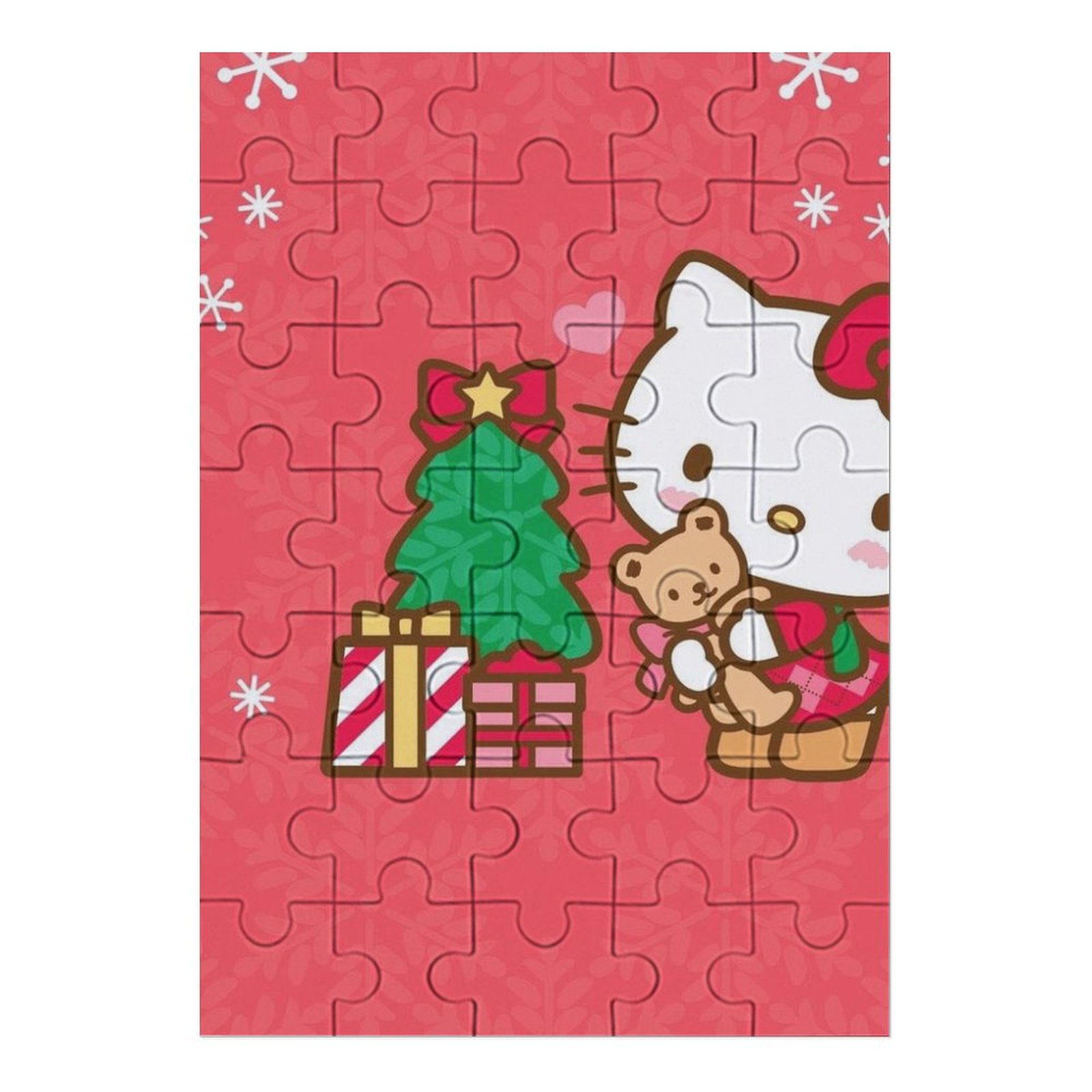 Hello Kitty Merch Hello Kitty Puzzles for Kids 35 PCS Puzzle Toys ...
