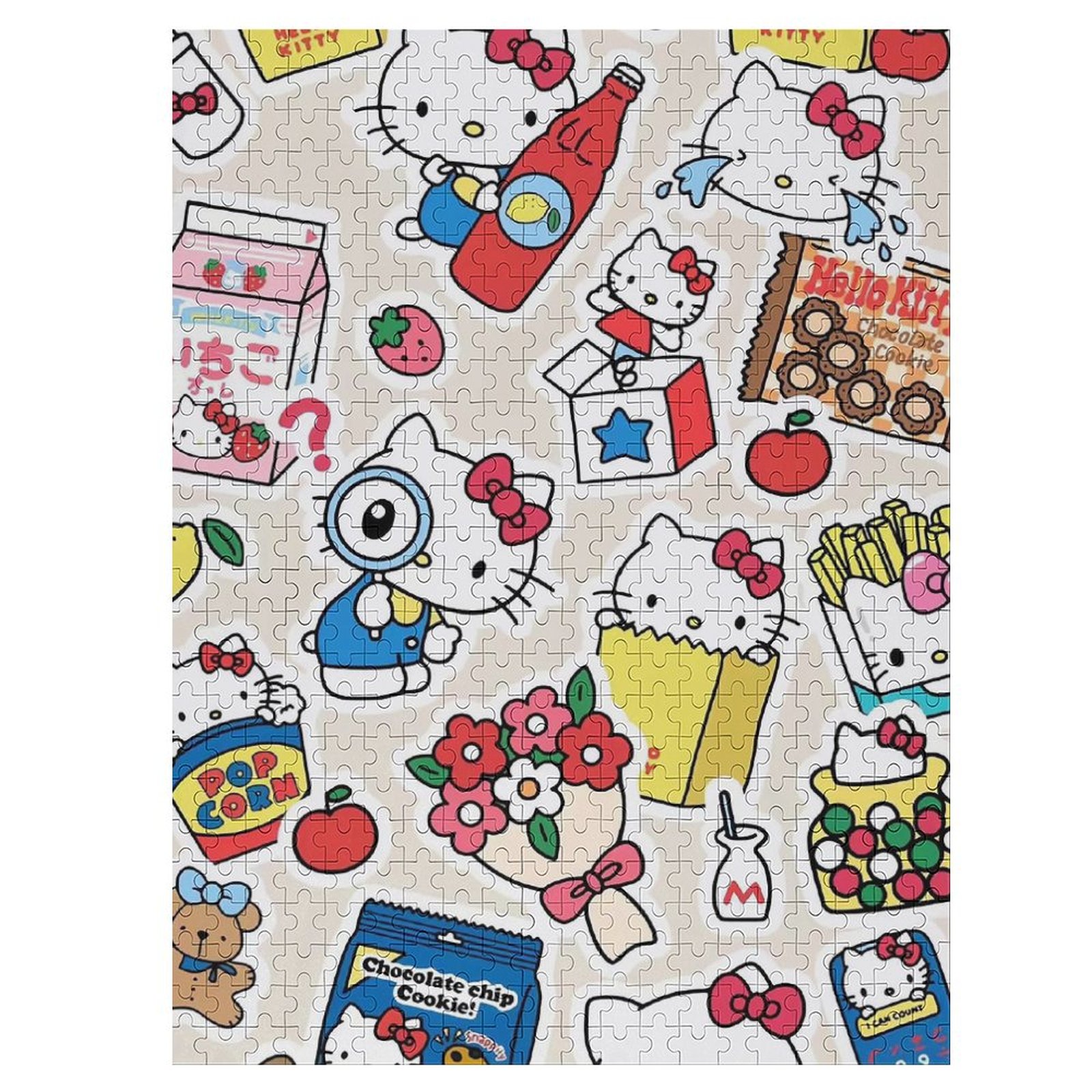 Hello Kitty Merch Hello Kitty Puzzles for Kids 500 PCS Puzzle Toys ...