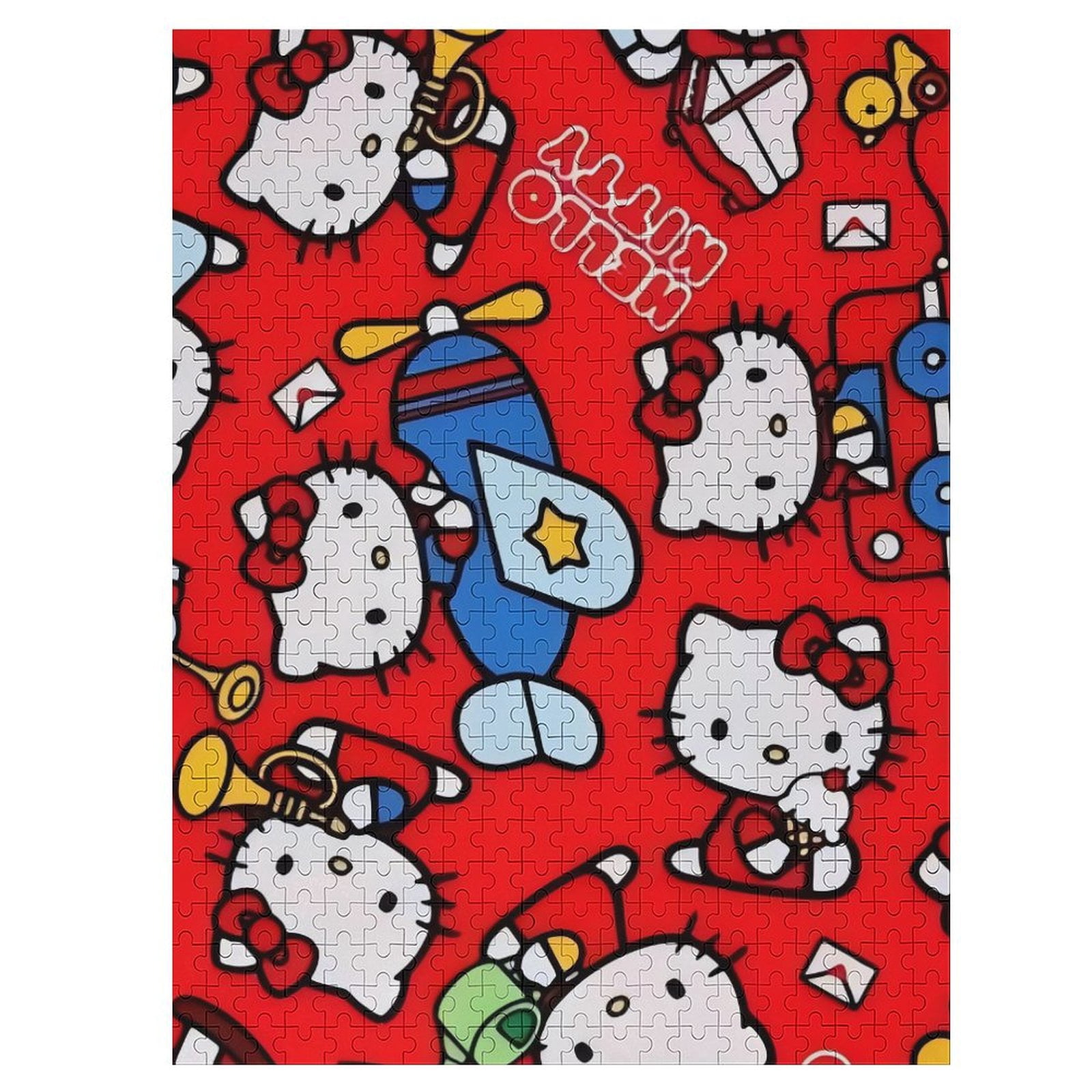 Hello Kitty Merch Hello Kitty Puzzles for Kids 500 PCS Puzzle Toys ...