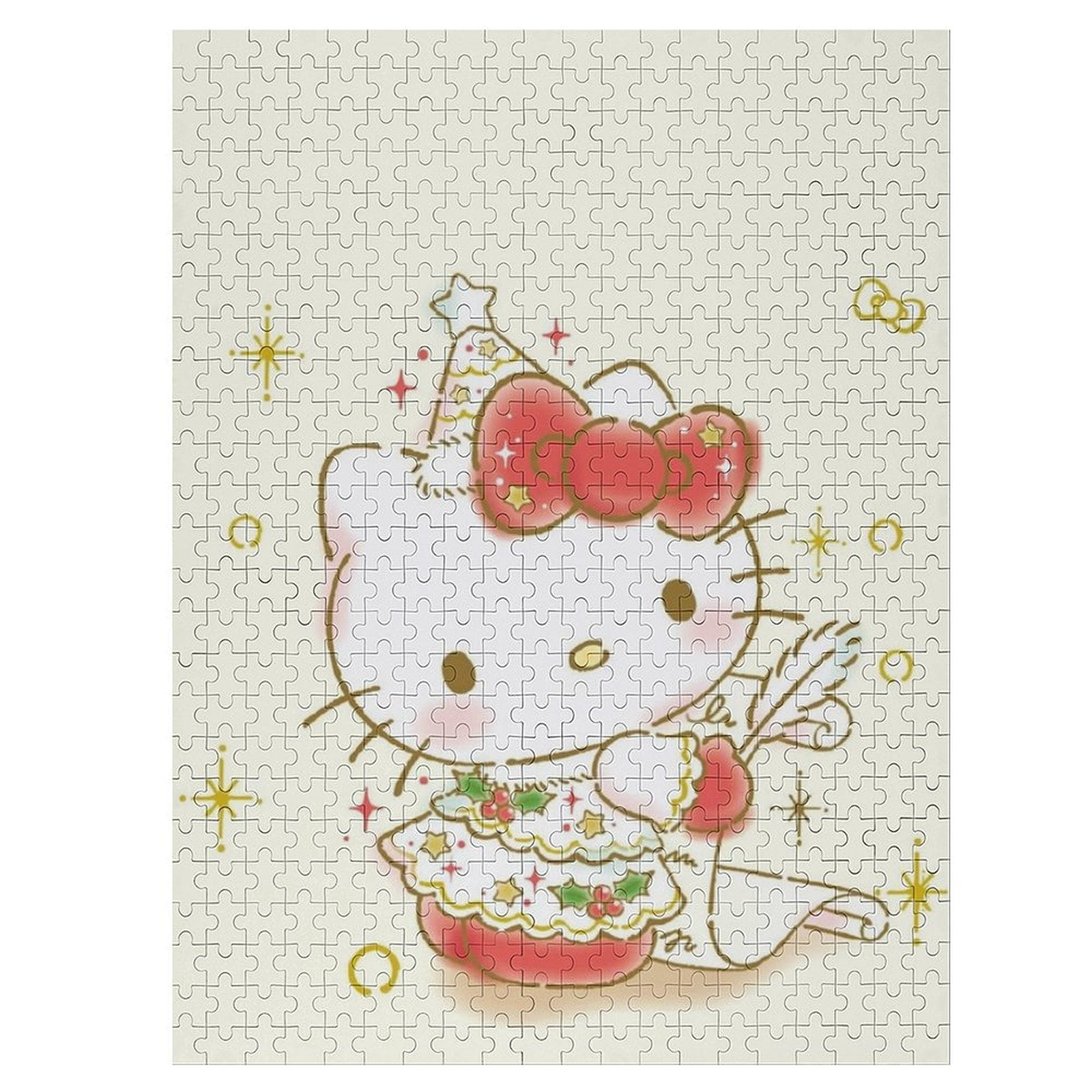 Hello Kitty Merch Hello Kitty Puzzles for Kids 500 PCS Puzzle Toys ...
