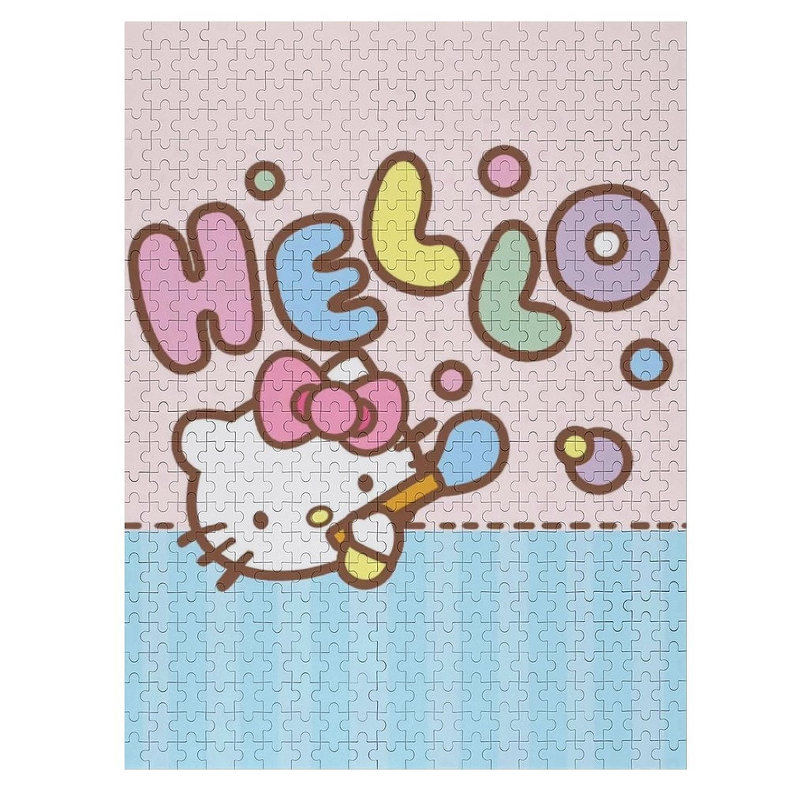 Hello Kitty Merch Hello Kitty Puzzles for Kids 500 PCS Puzzle Toys ...
