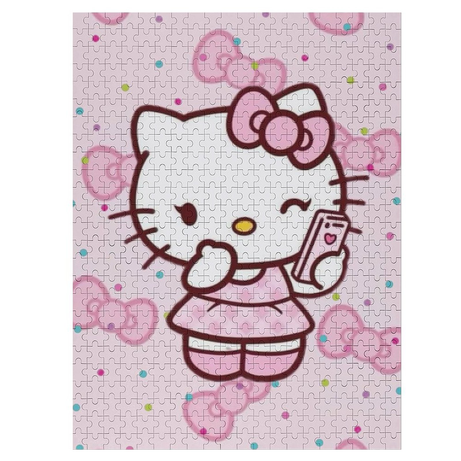 Hello Kitty Merch Hello Kitty Puzzles for Kids 500 PCS Puzzle Toys ...