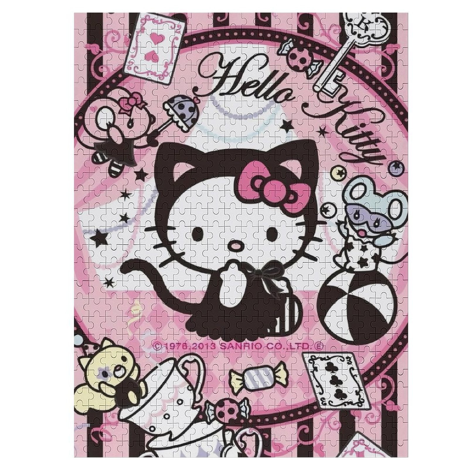 Hello Kitty Merch Hello Kitty Puzzles for Kids 500 PCS Puzzle Toys ...
