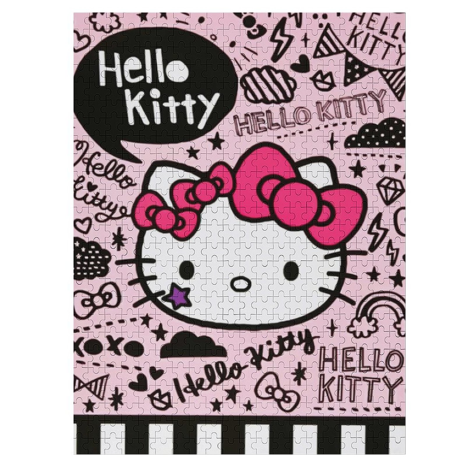 Hello Kitty Merch Hello Kitty Puzzles for Kids 500 PCS Puzzle Toys ...